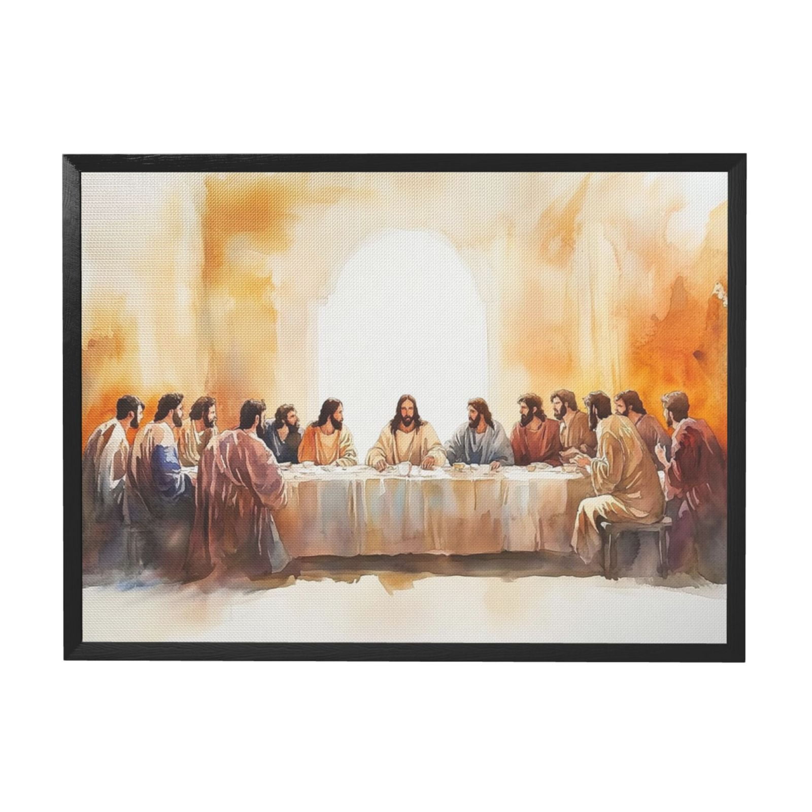 ALOUYA Jesus The Last Supper Wall Art Bible Story Christian Jesus ...