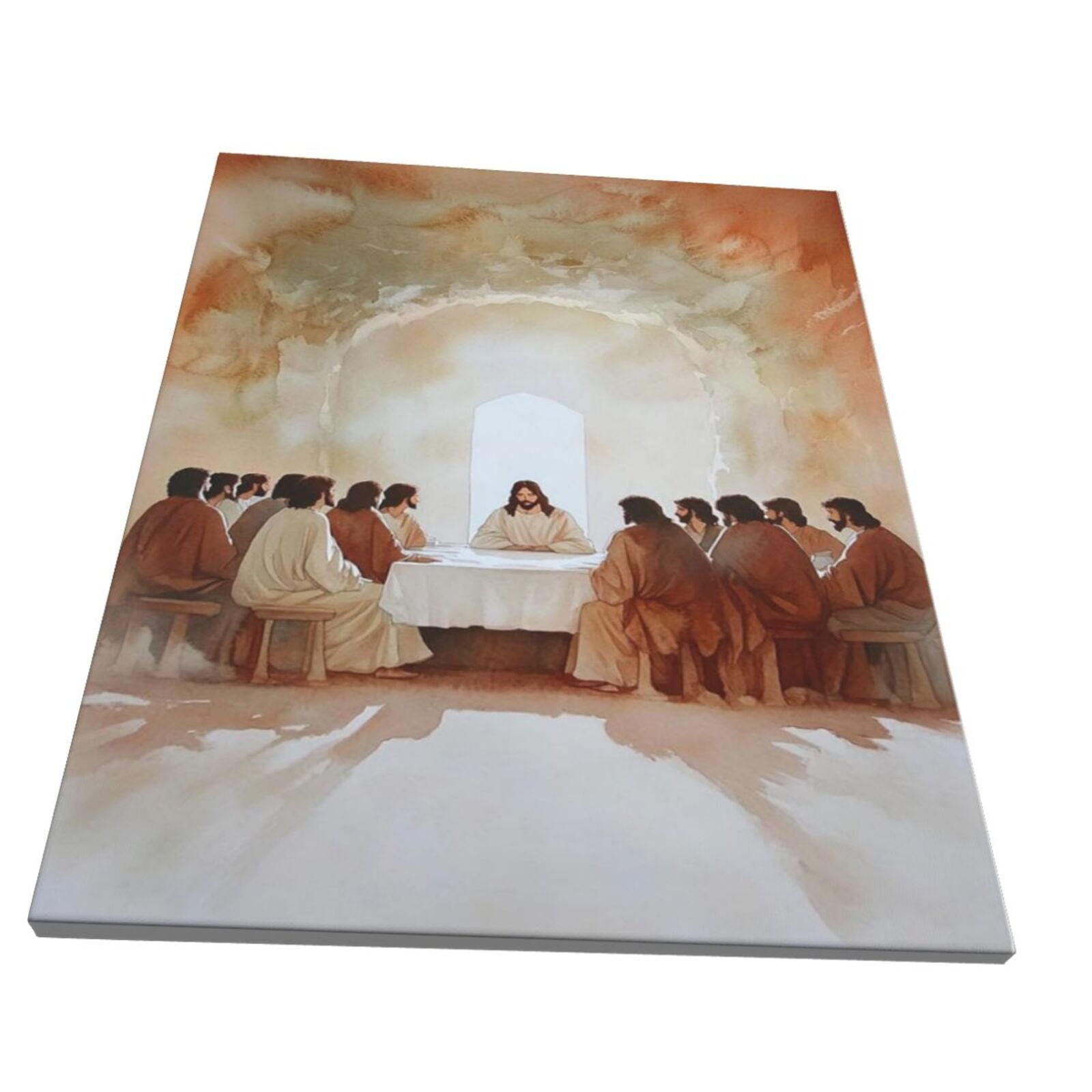 ALOUYA Jesus The Last Supper Wall Art Twelve Apostles Prints Painting ...