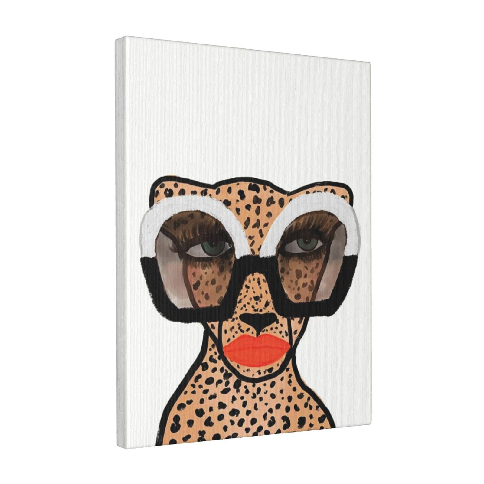 ALOUYA Sylvie Cheetah 4 Canvas Wall Art by Kendra Dandy of Bouffants ...