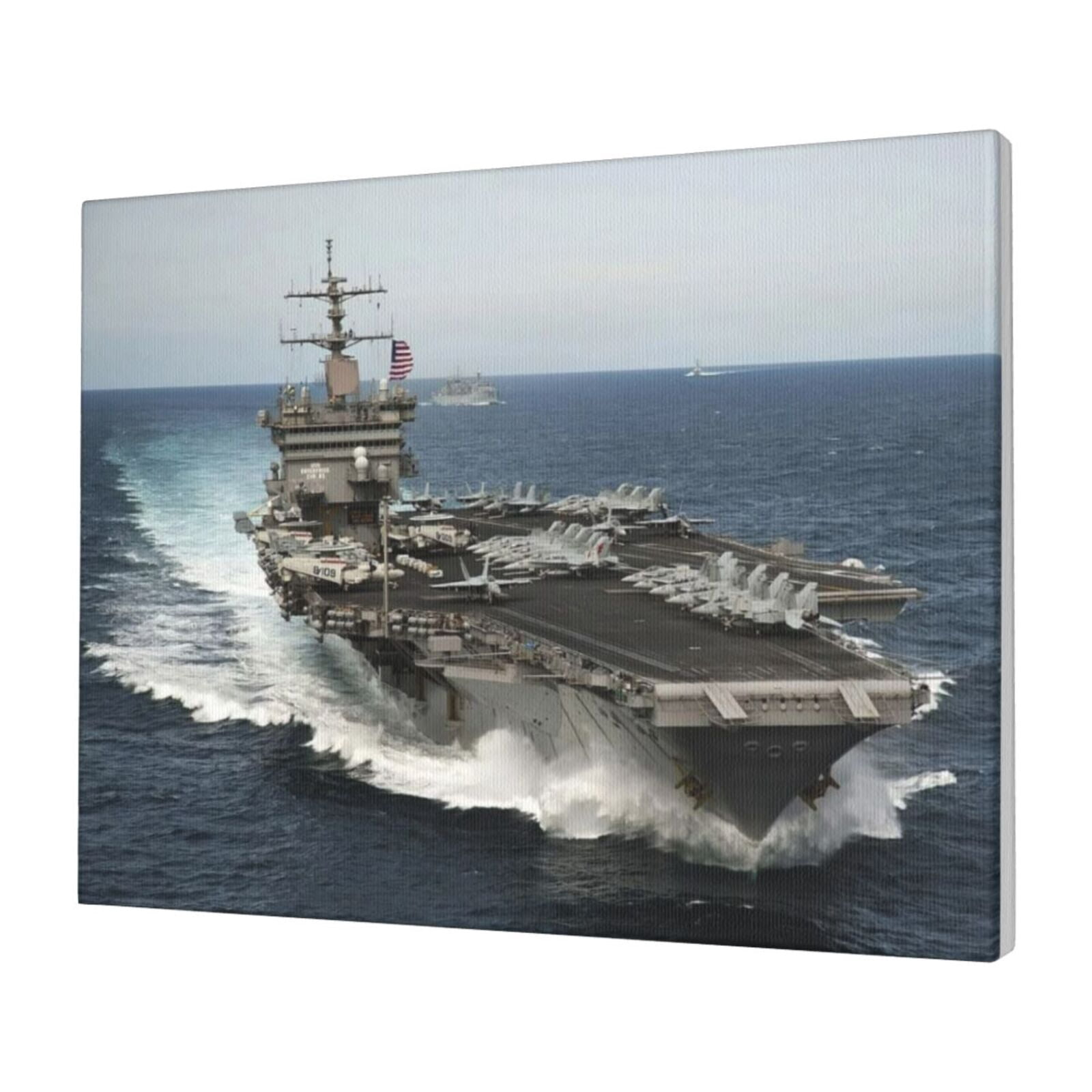 ALOUYA Uss Enterprise Cvn-65 Canvas Poster Holiday Gift HD Picture ...