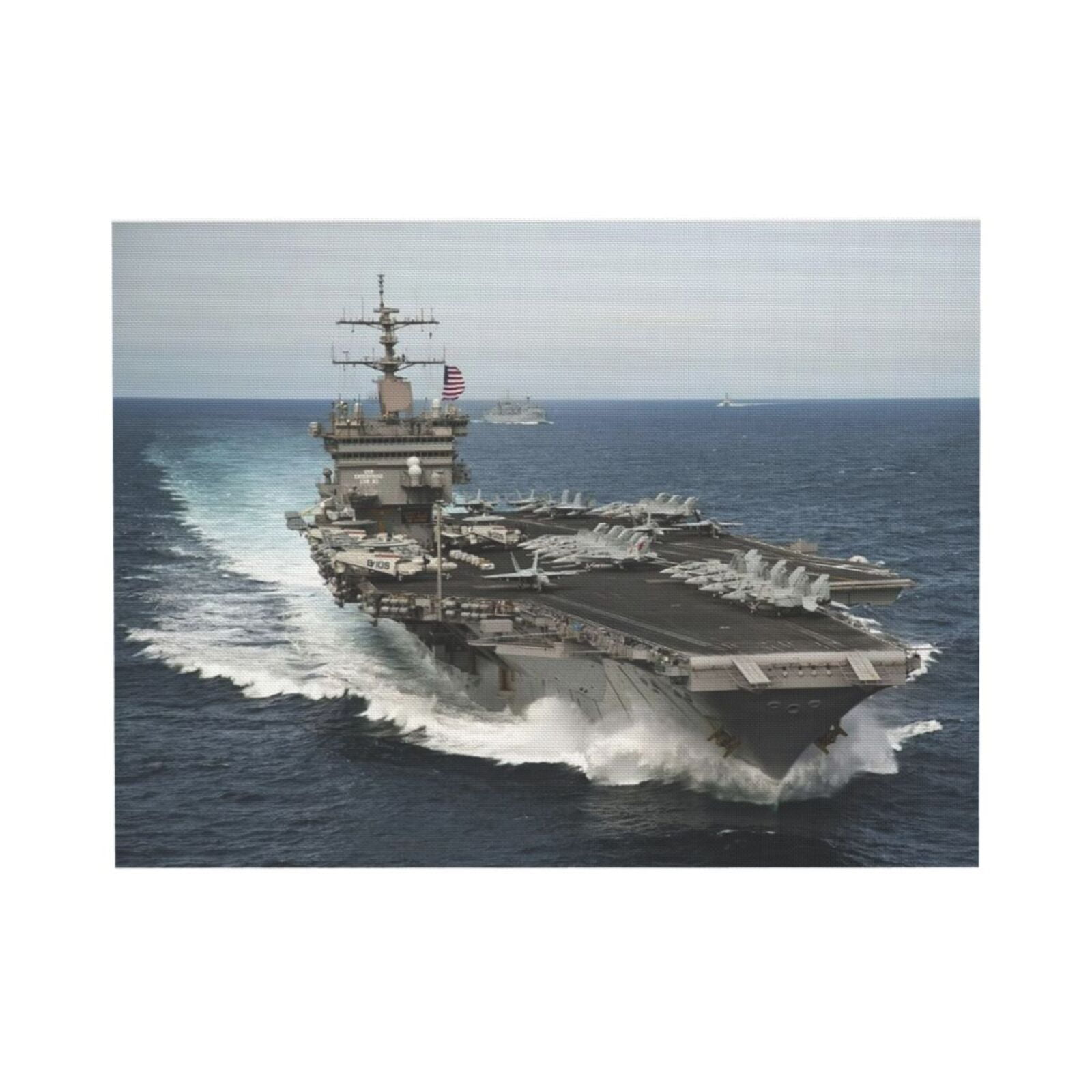 ALOUYA Uss Enterprise Cvn-65 Canvas Poster Holiday Gift HD Picture ...