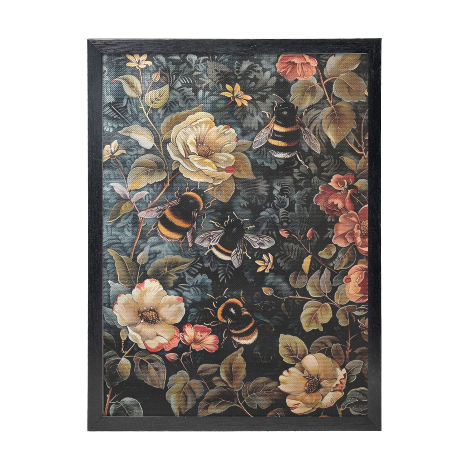 ALOUYA Vintage Bumble Bee Poster William Morris Wall Art Retro ...