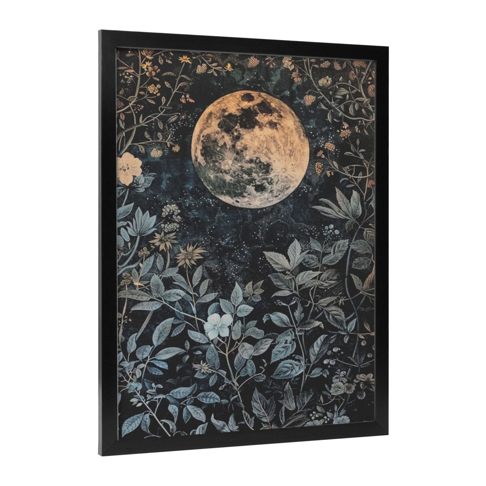 ALOUYA Vintage Moon Eclipse Poster William Morris Wall Art Retro ...