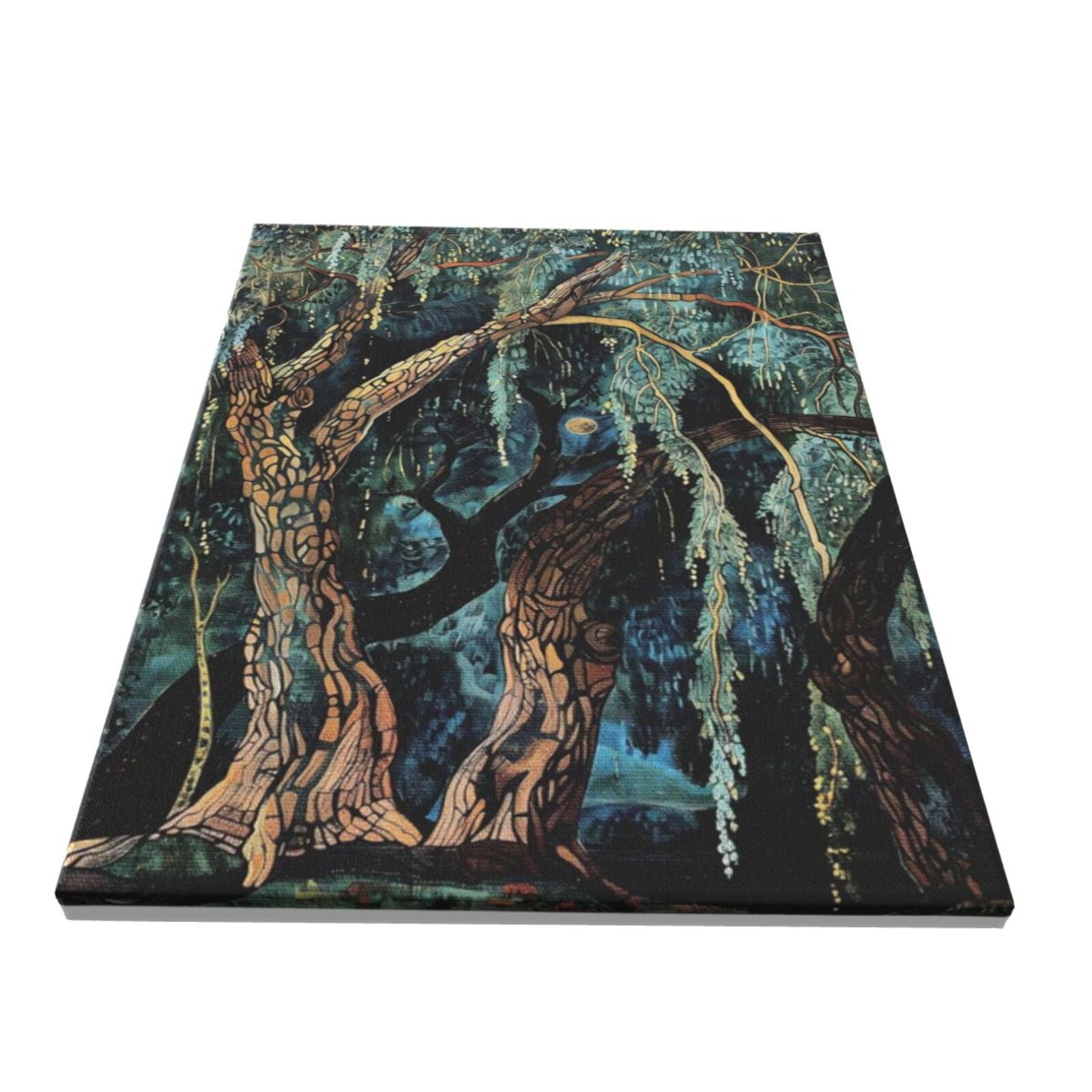 ALOUYA Vintage Weeping Willow Poster William Morris Wall Art Print ...