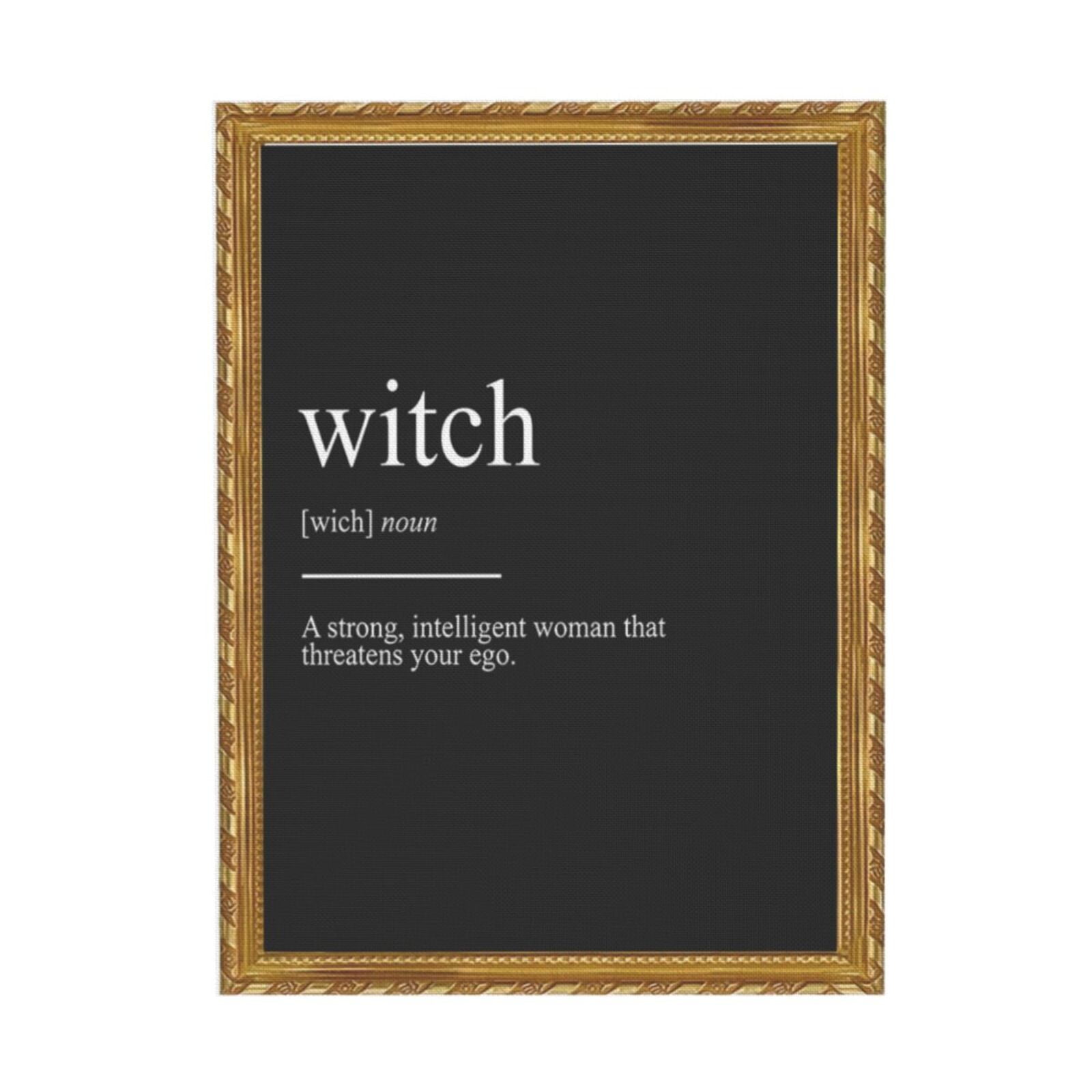 ALOUYA Witch Pagan Wall Art & Decor - Wicca Wiccan Witchcraft Altar ...