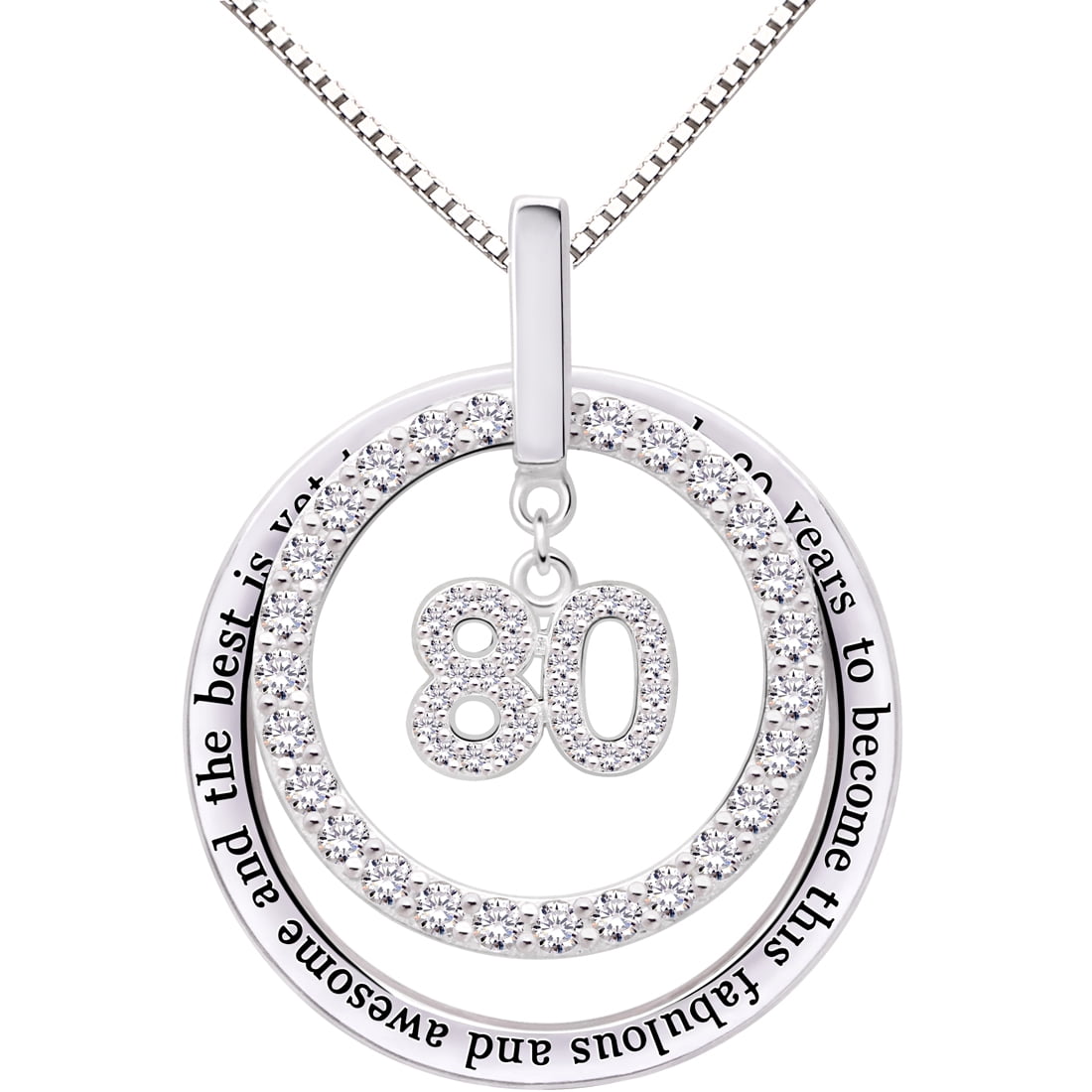 ALOV Jewelry Sterling Silver 80th Birthday It Took 80 Years to Become ...