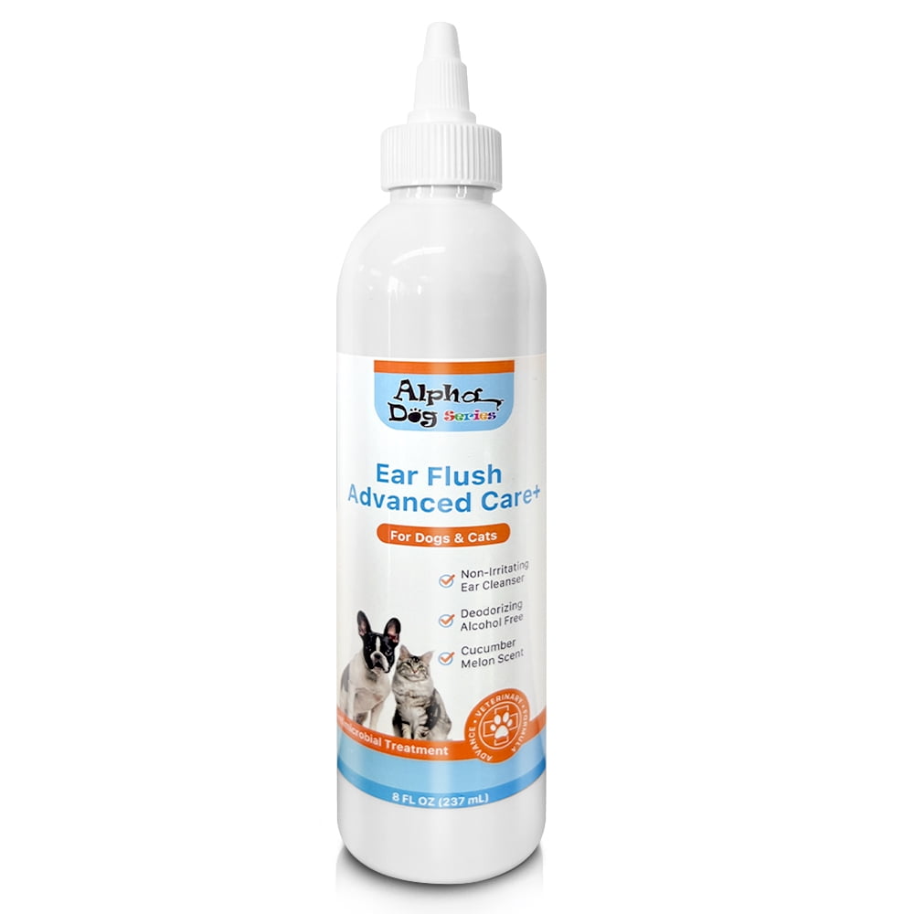 ALPHA DOG SERIES Advanced Ear Cleaner, Soothing Otic Solution (8 oz ...