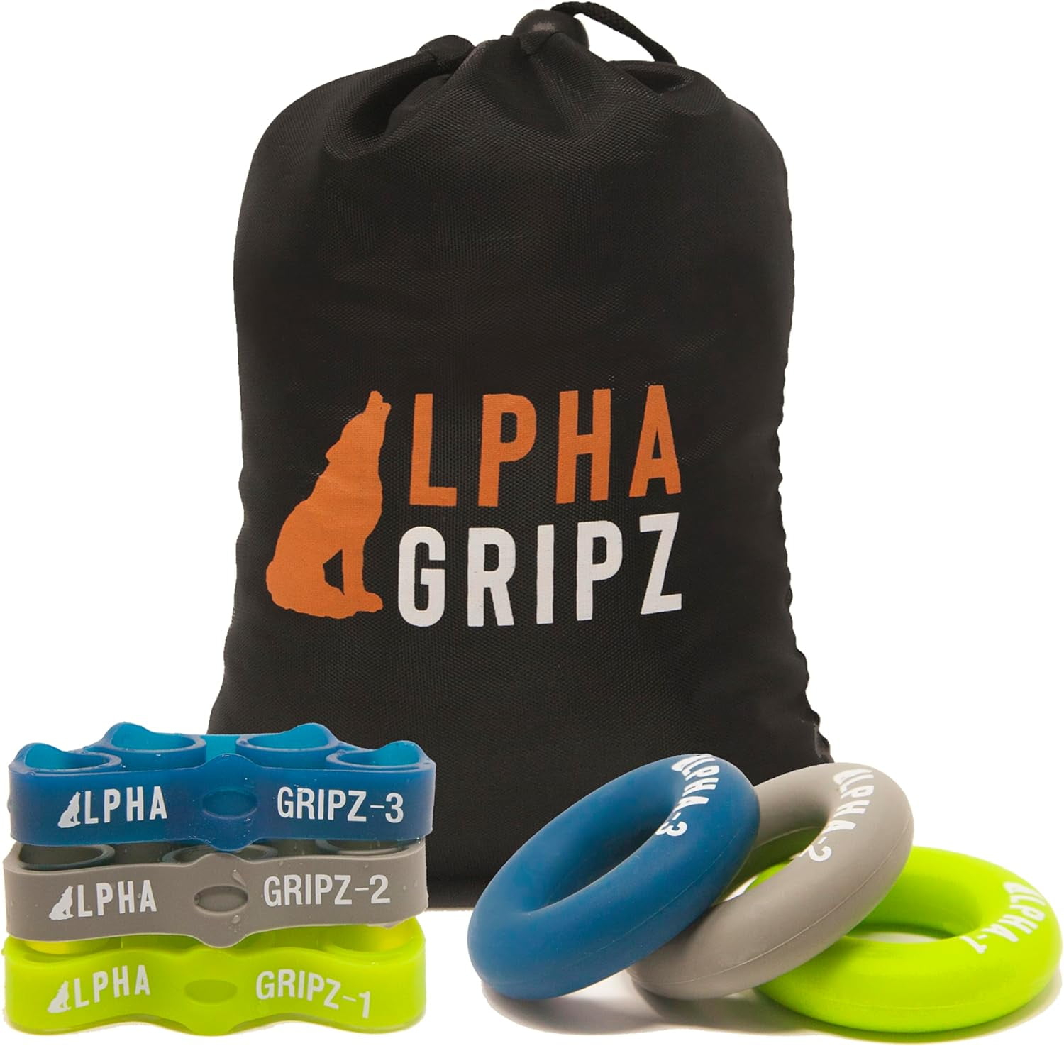 ALPHA GRIPZ Complete Set | Original Hand Grip Extensor Trainer ...