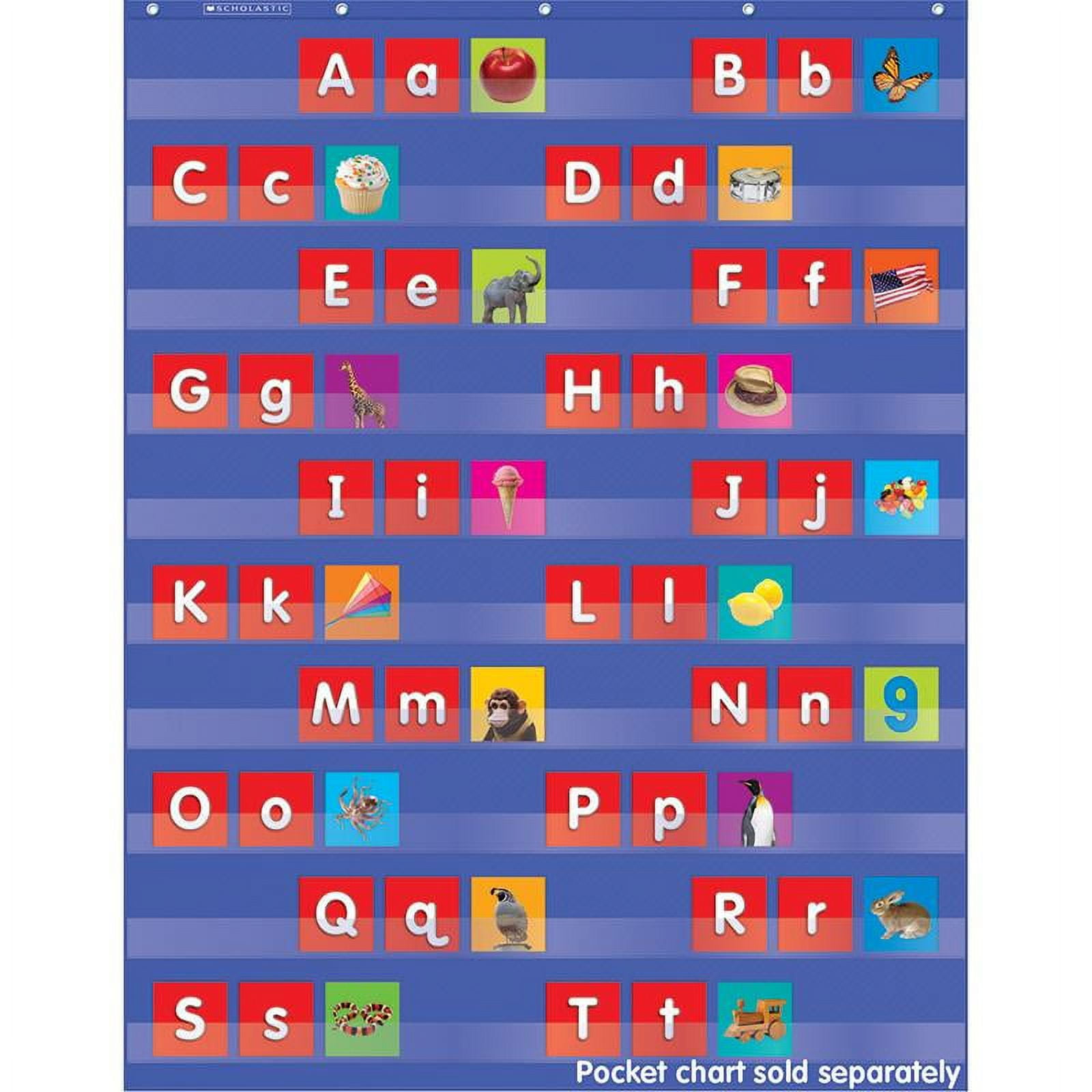 ALPHABET POCKET CHART ADD ONS UPPER - Walmart.com