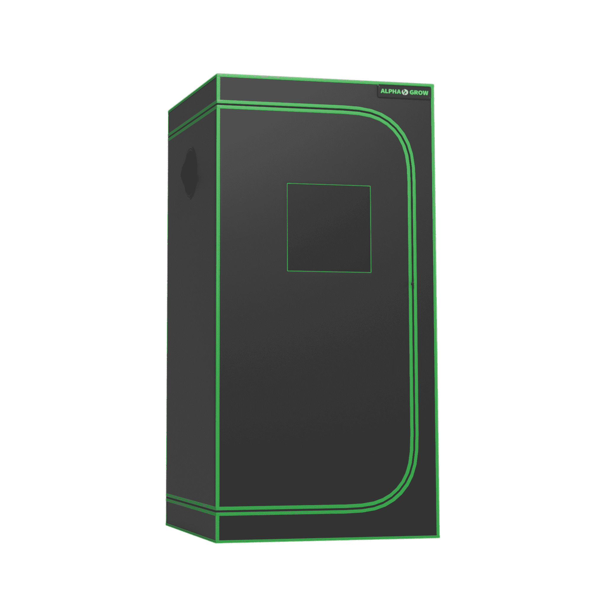 ALPHAGROW 32"x32"x63" Hydroponic Grow Tent, High Reflective 600D Mylar ...