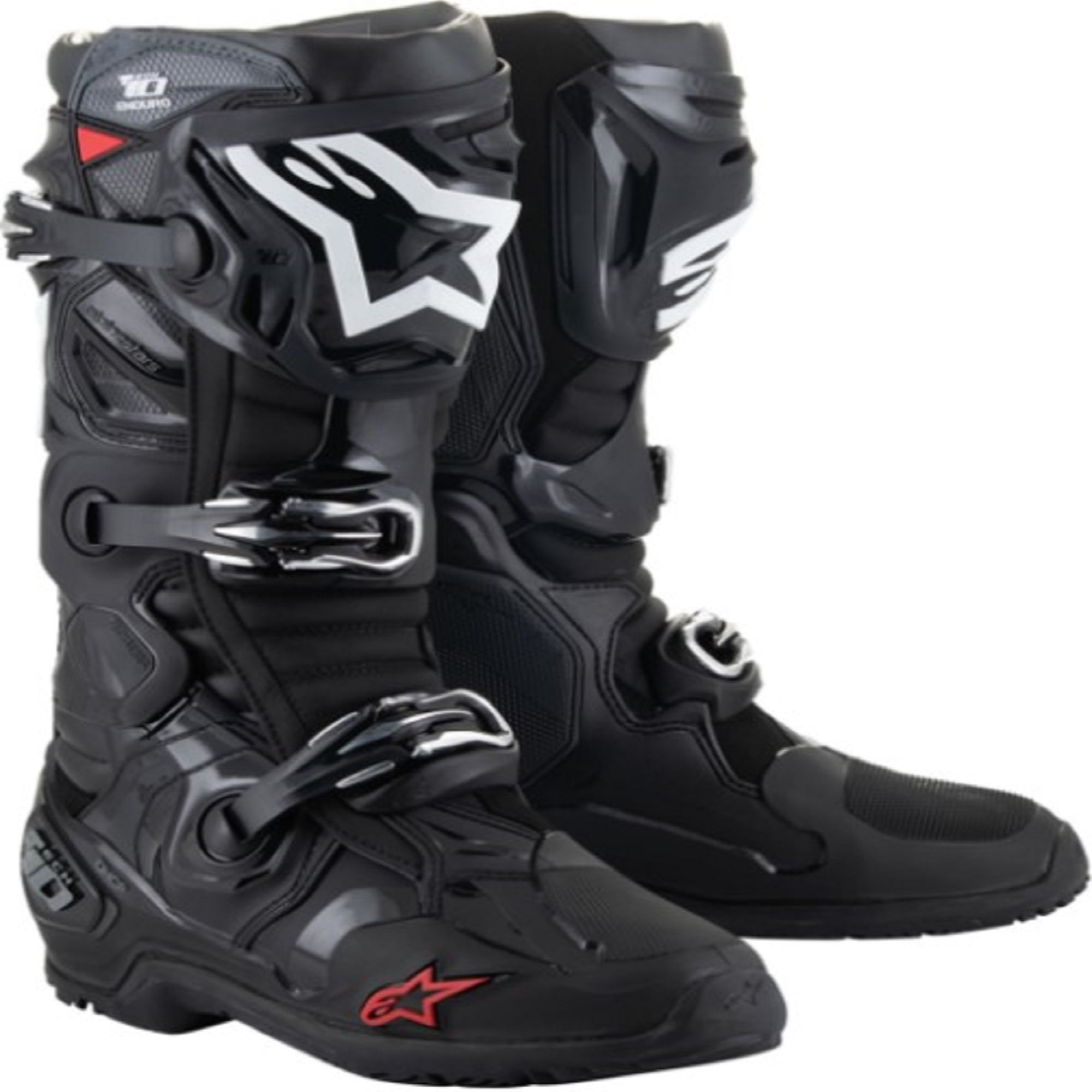 Alpinestars Tech 10 Enduro Adult Off-Road Motorcycle Boots - Black / 10 ...