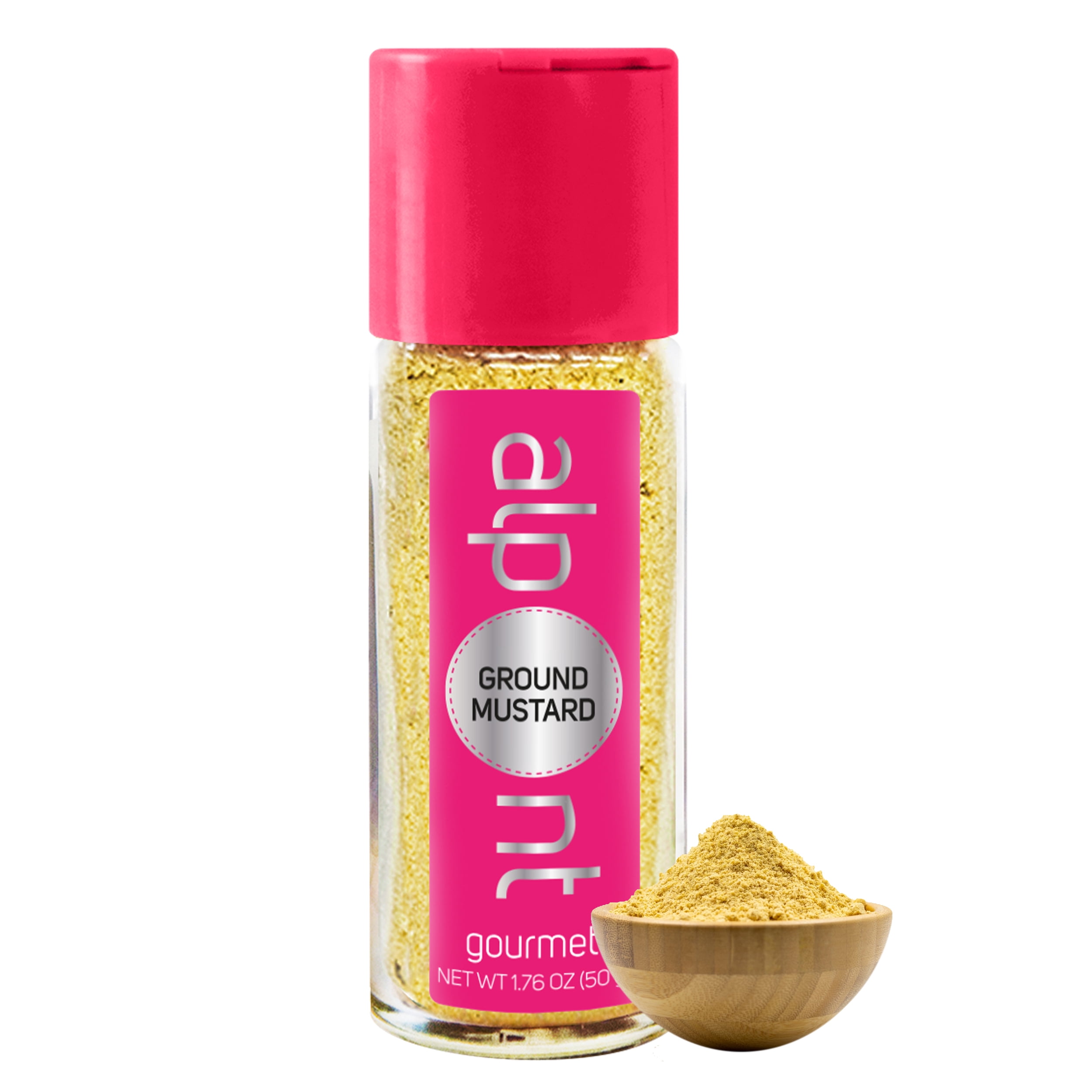 ALPONT GOURMET Ground Mustard - Yellow Mustard Powder - Hot & Tangy ...