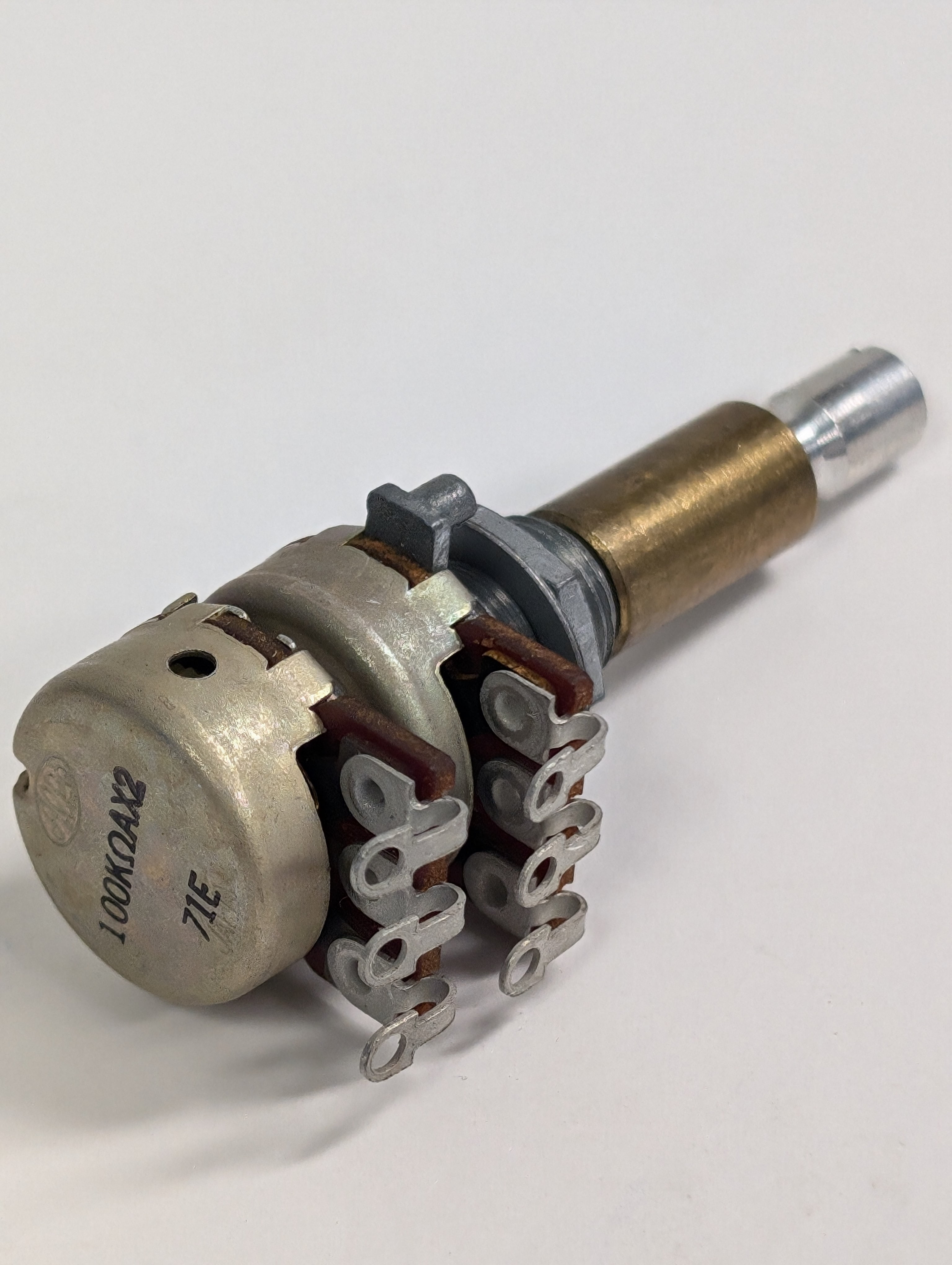 ALPS 100K OHM MINIATURE AUDIO TAPER MINIATURE POTENTIOMETER - Walmart.com