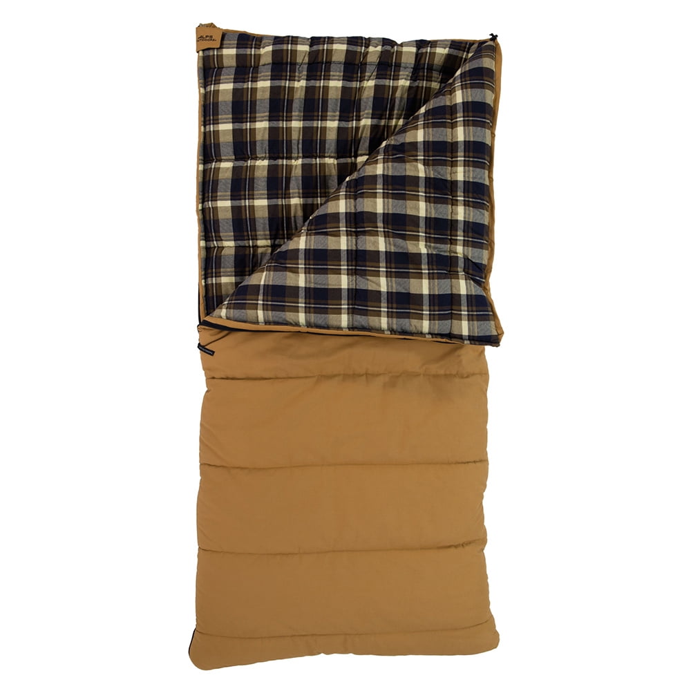 ALPS Outdoorz Redwood Adult, Big Tall -25 Degree Oversized Rectangle ...