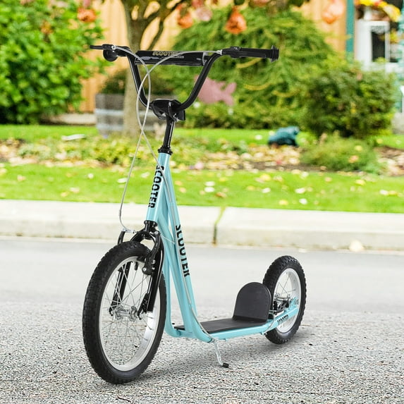 ALPULON 220 LBS Kick Scooter with Adjustable Handlebar, Ride On Toy for ...