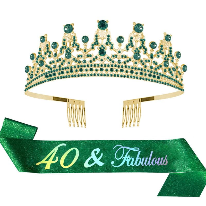 ALRBE TIN 40th Birthday Sash and AIS1 Tiara Kit Birthday Sash and ...