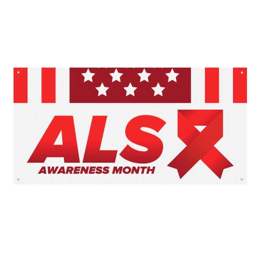 ALS Awareness Month Banner Backdrop Large Banner Decorations Yard Signs ...