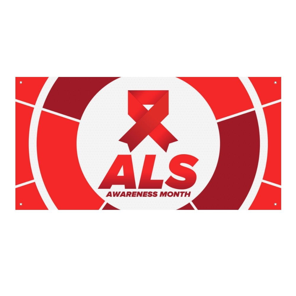 ALS Awareness Month Banner Backdrop Large Banner Decorations Yard Signs ...