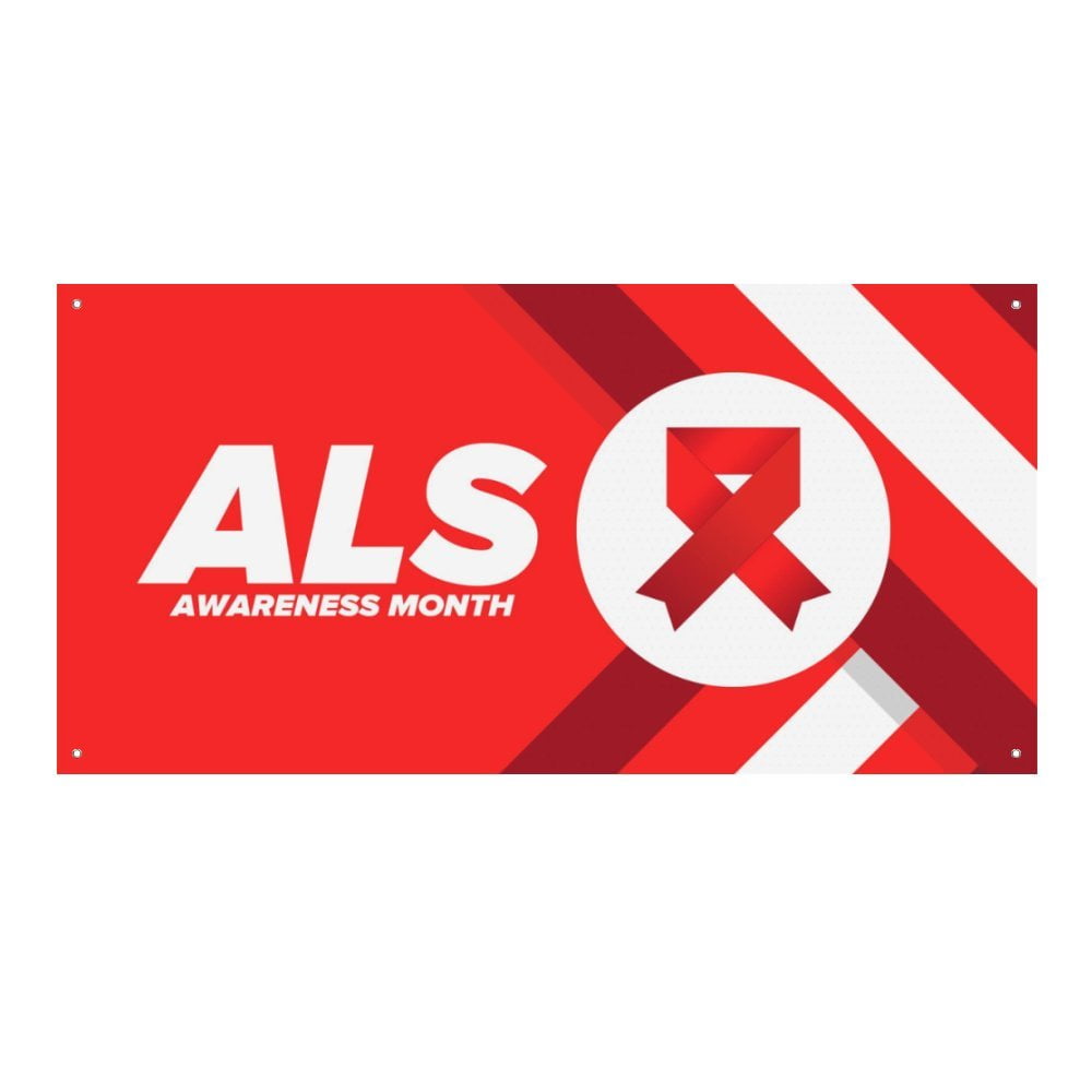 ALS Awareness Month Banners Flag Hanging Backdrop Sign Wall Decoration ...