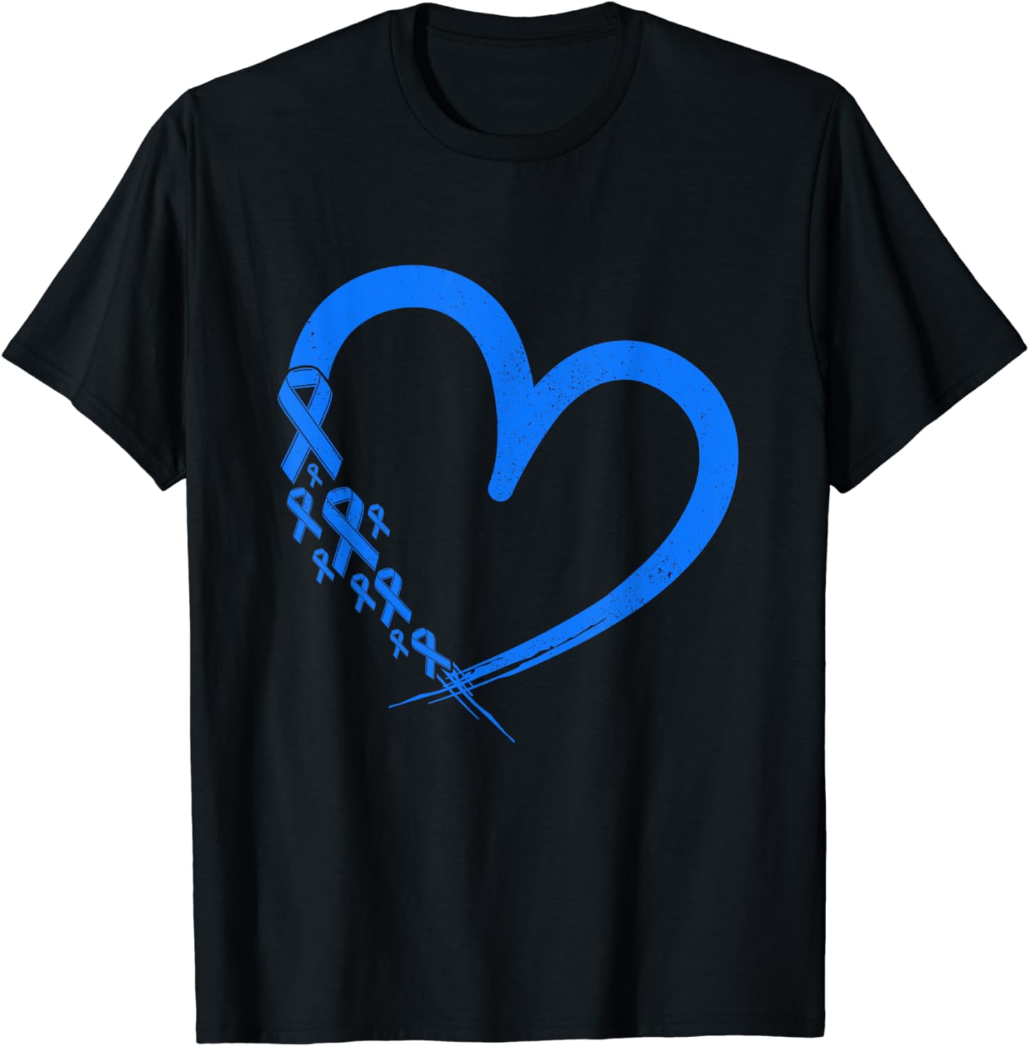 ALS Awareness Month Blue Ribbon ALS Support Squad T-Shirt - Walmart.com