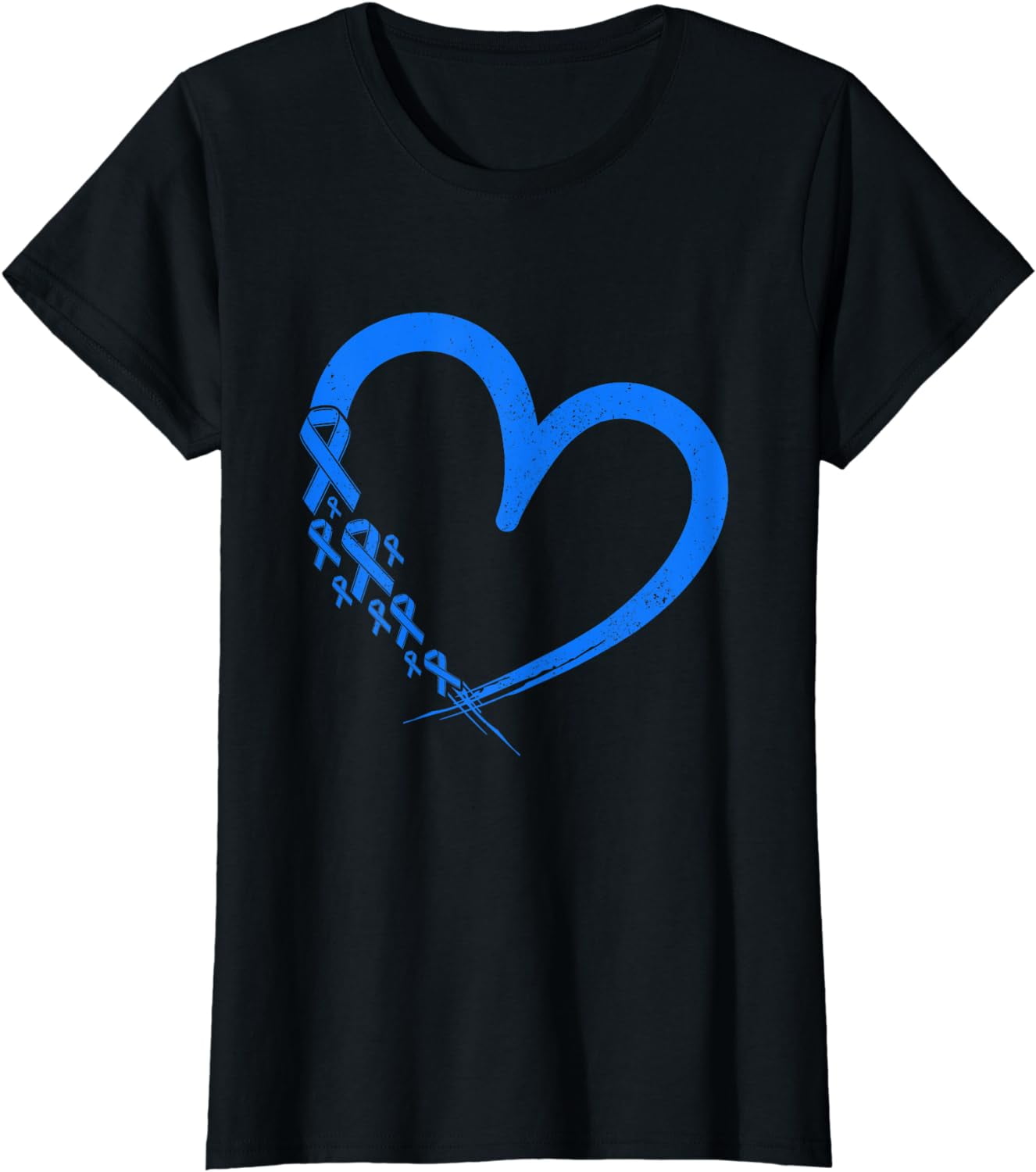 ALS Awareness Month Blue Ribbon ALS Support Squad T-Shirt - Walmart.com