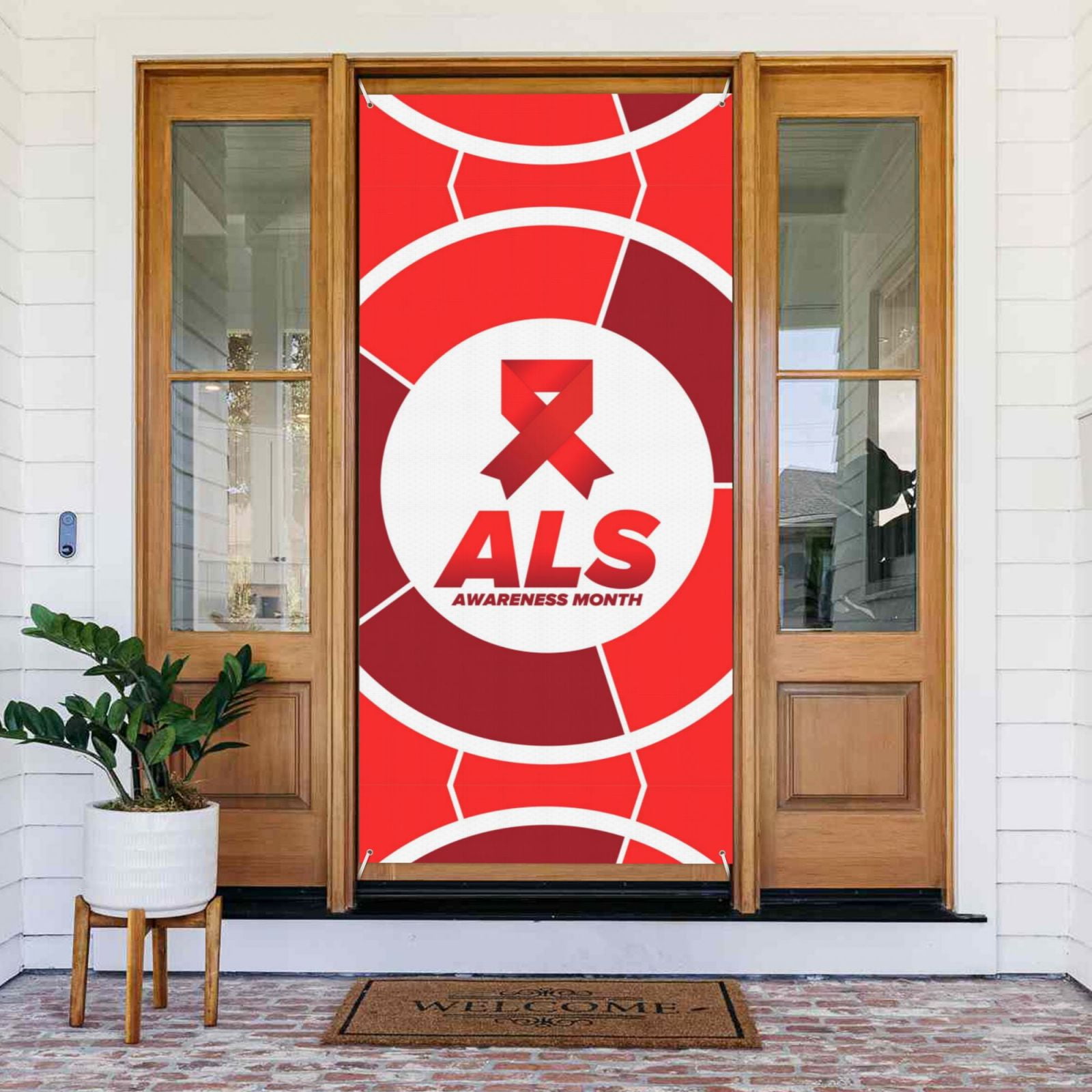 ALS Awareness Month Door Cover Decoration Backdrop Banner Flag ...