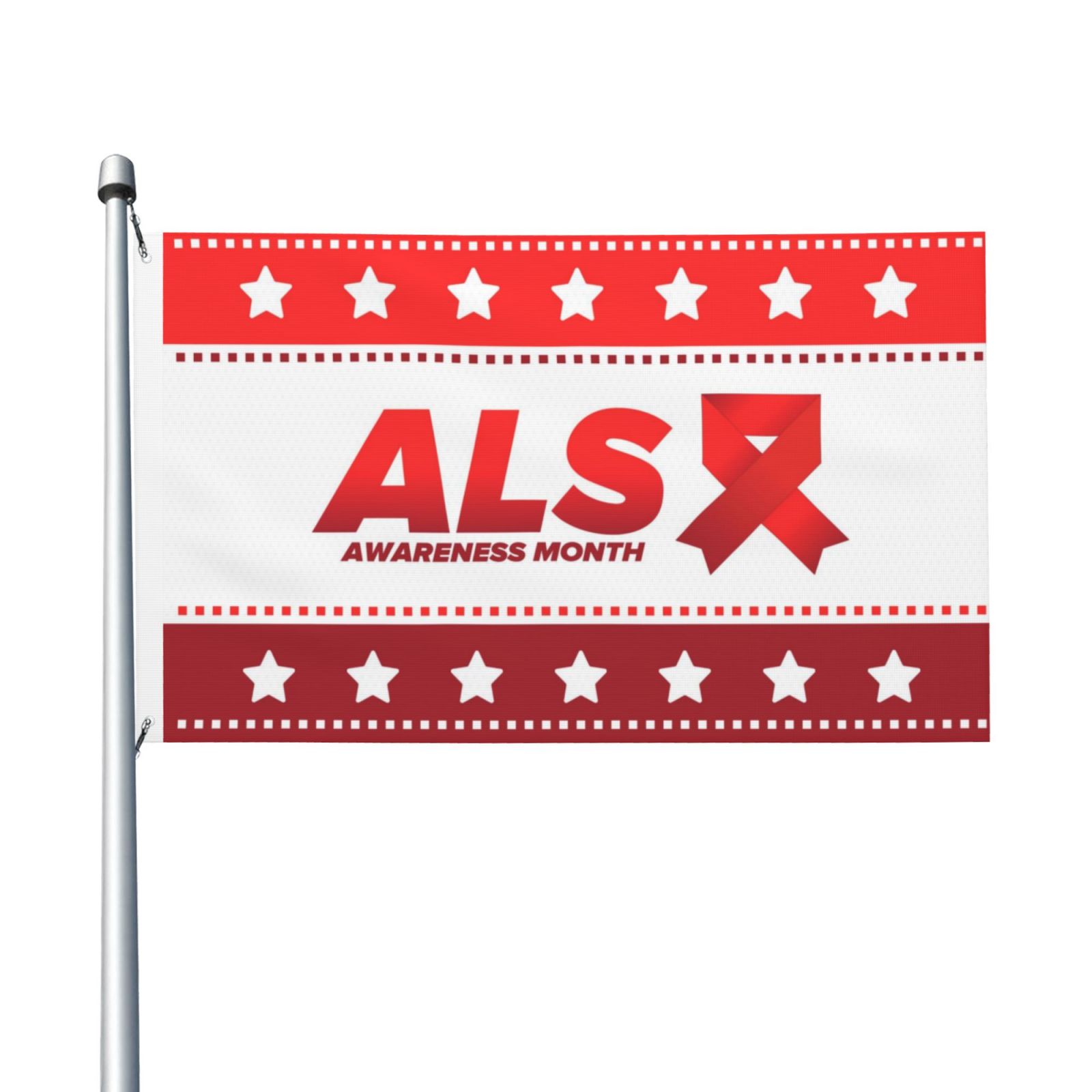ALS Awareness Month Flag 3x5 Ft Double-Sided Flag Outdoor Sign Party ...