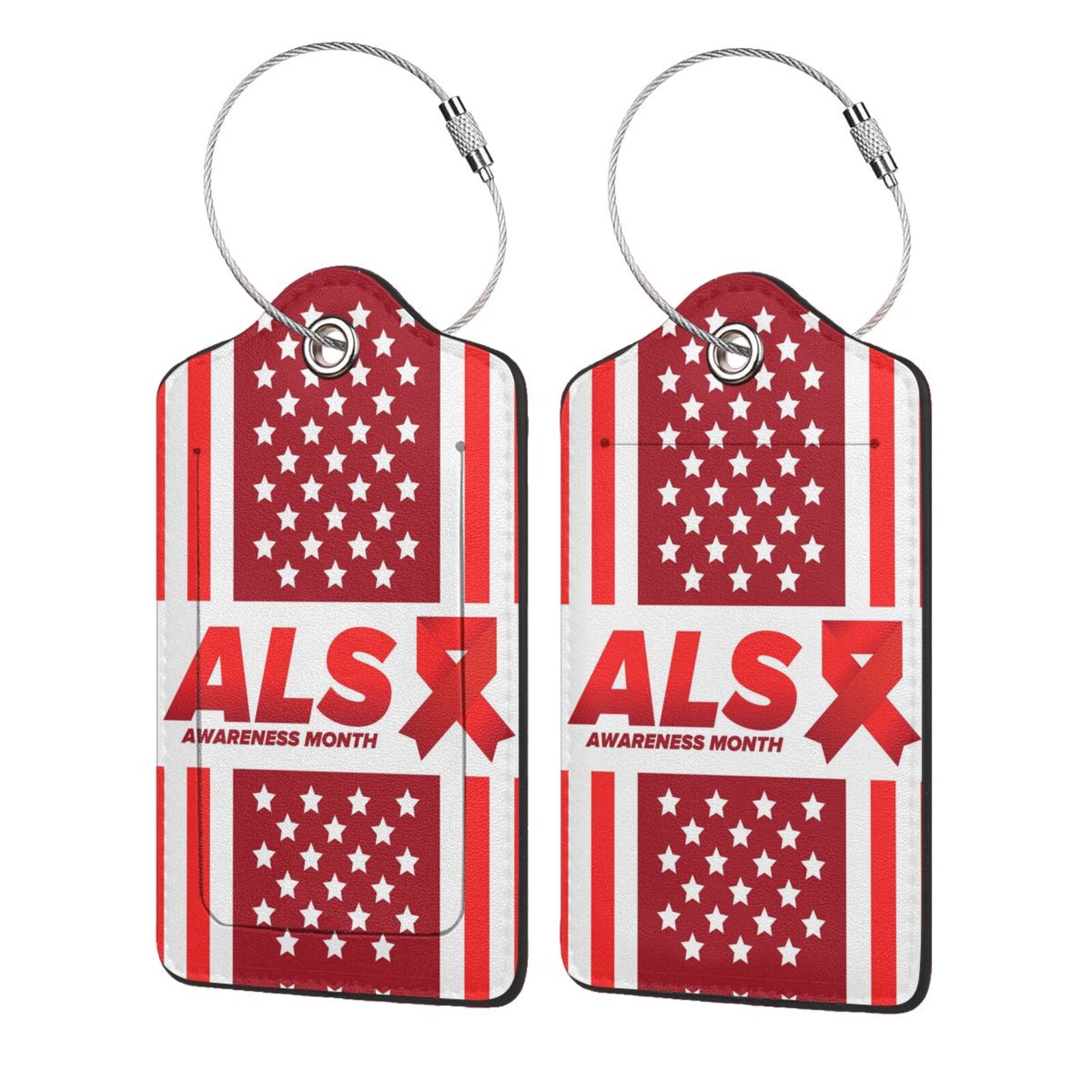 ALS Awareness Month Luggage Tags for Suitcase Tags Identifiers with ...