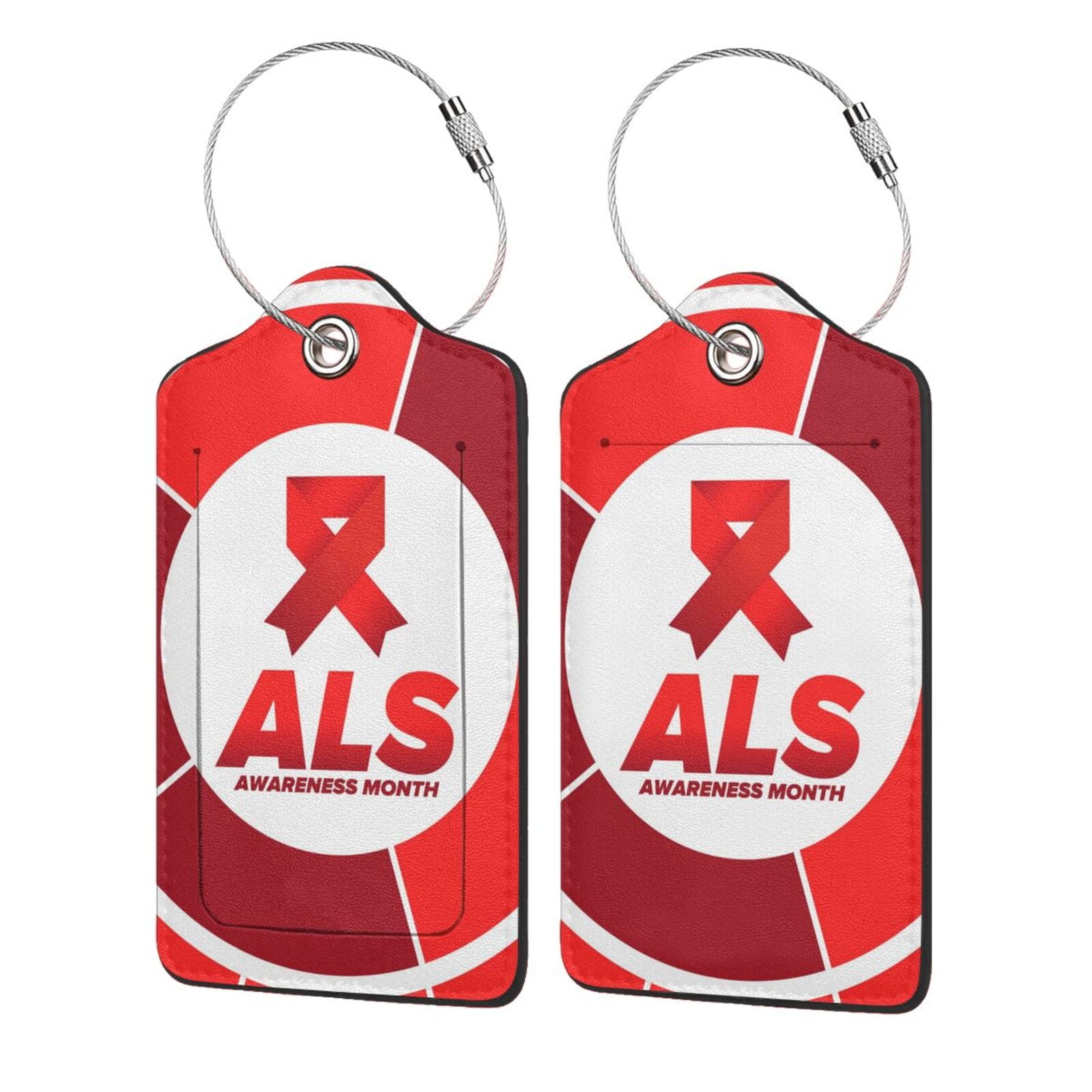 ALS Awareness Month Luggage Tags for Suitcase Tags Identifiers with ...
