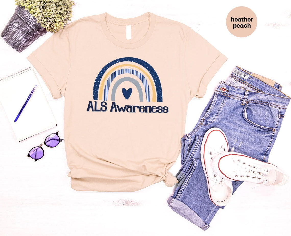 ALS Awareness Month Shirt, ALS Support T-Shirt, Amyotrophic Lateral ...