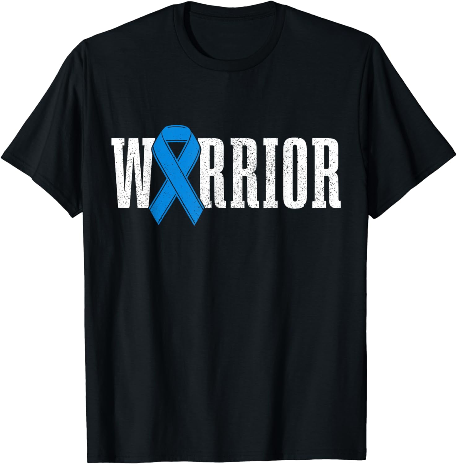 ALS Warrior ALS Awareness Month Blue Ribbon T-Shirt - Walmart.com