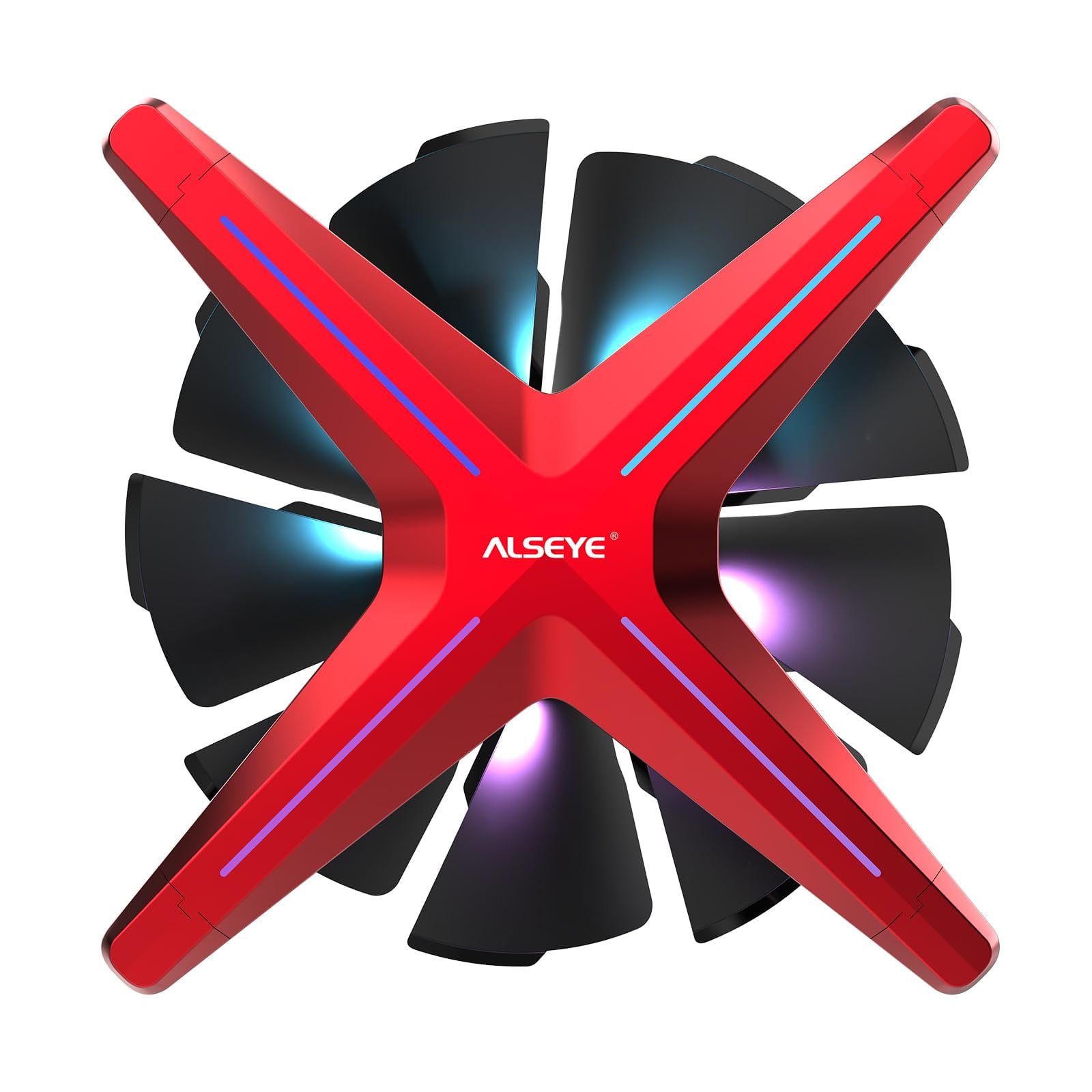 ALSEYE X12 Case Fan SSF20 ARGB PWM Computer Air Cooling Fan - High ...