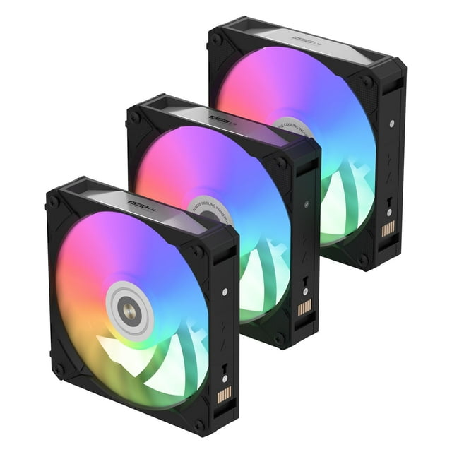 ALSEYE i12 PC Case KEF16 Fan Kit, Three ARGB & PWM Case Fans kit with ...