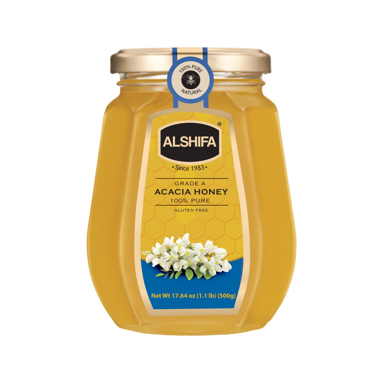 Alshifa Acacia Honey 500gm - Walmart.com