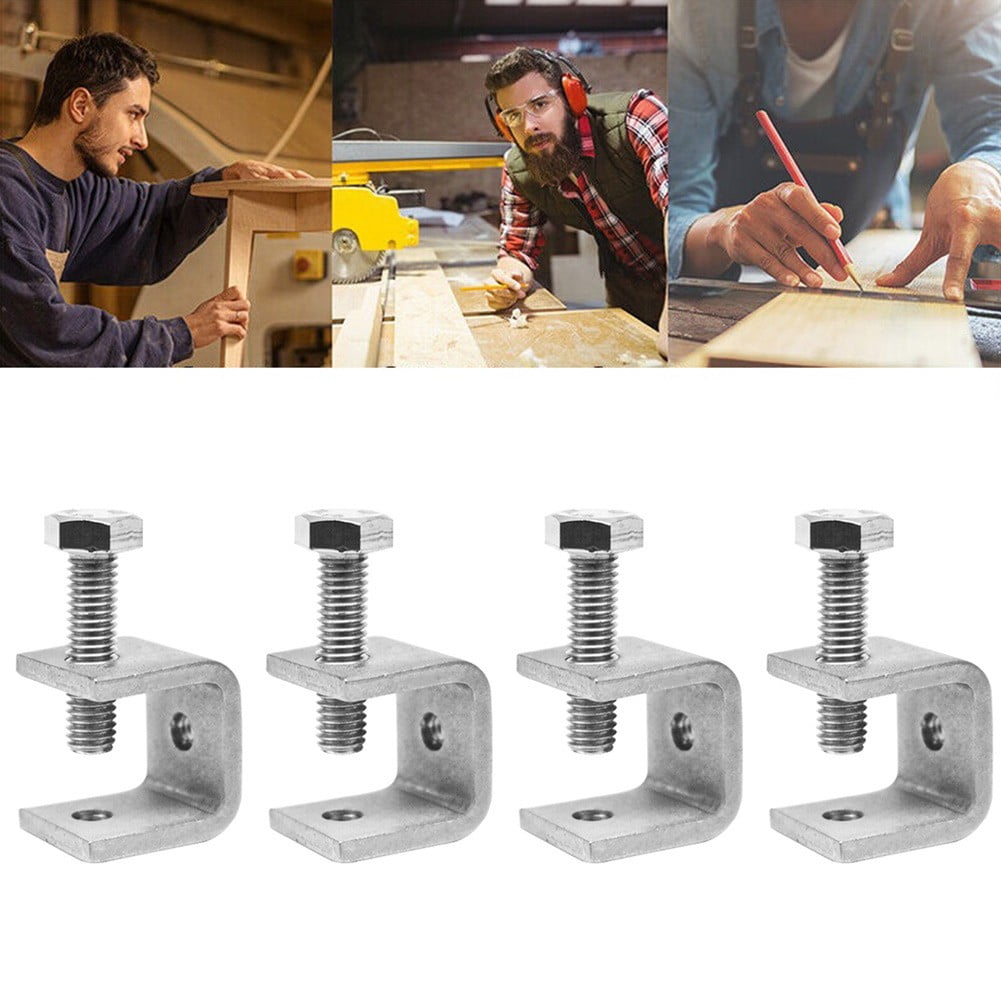 ALSLIAO 4X Stainless Steel C Clamps Tiger Clamp for Mounting U Clamps ...