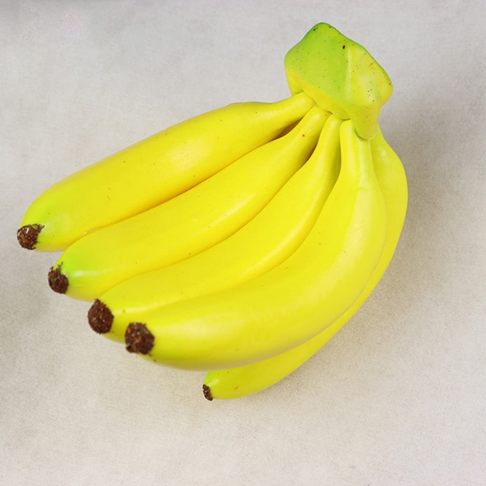 ALSLIAO Artificial Banana Fake Fruit Plastic Model Decorative Home ...