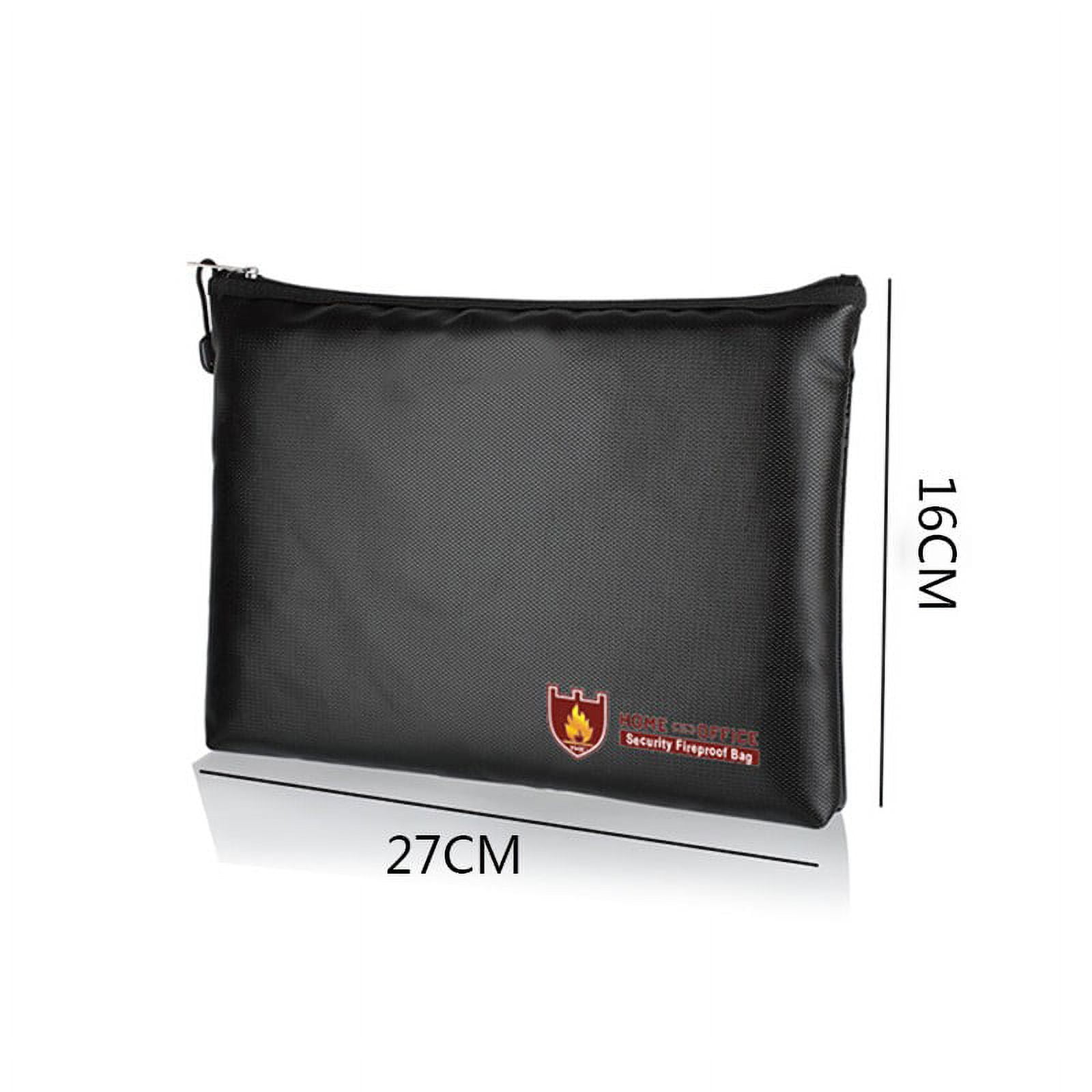 ALSLIAO Document Bag Fire Resistant Protection Bag Fireproof Pouch ...