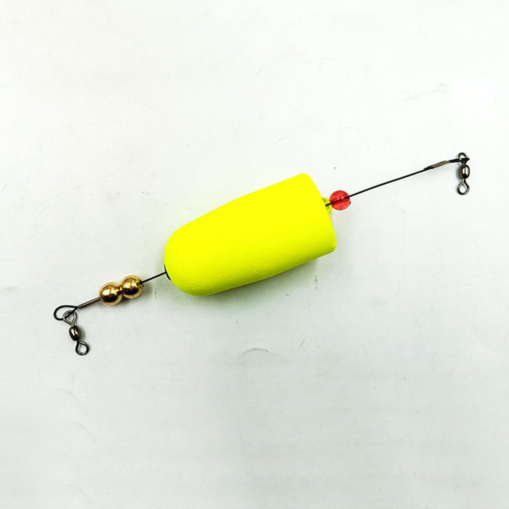 ALSLIAO Popping Cork Fishing Float Foam+Wire+Copper Beads Practical ...