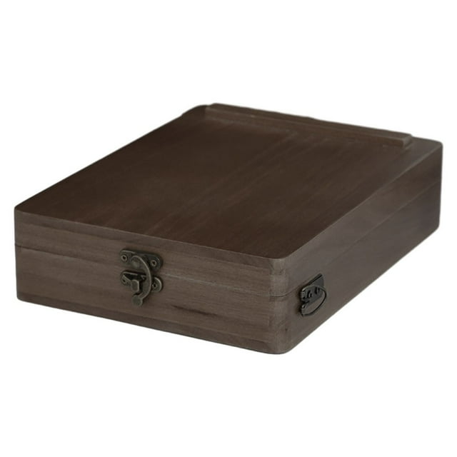 ALSLIAO Retro Nostalgic Writer Wooden Box Outdoor Sketching Wooden Box ...
