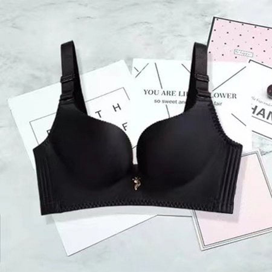 ALSLIAO Womens Push Up Padded Wire Free Bra Size 34 36 38 A B C Cup ...