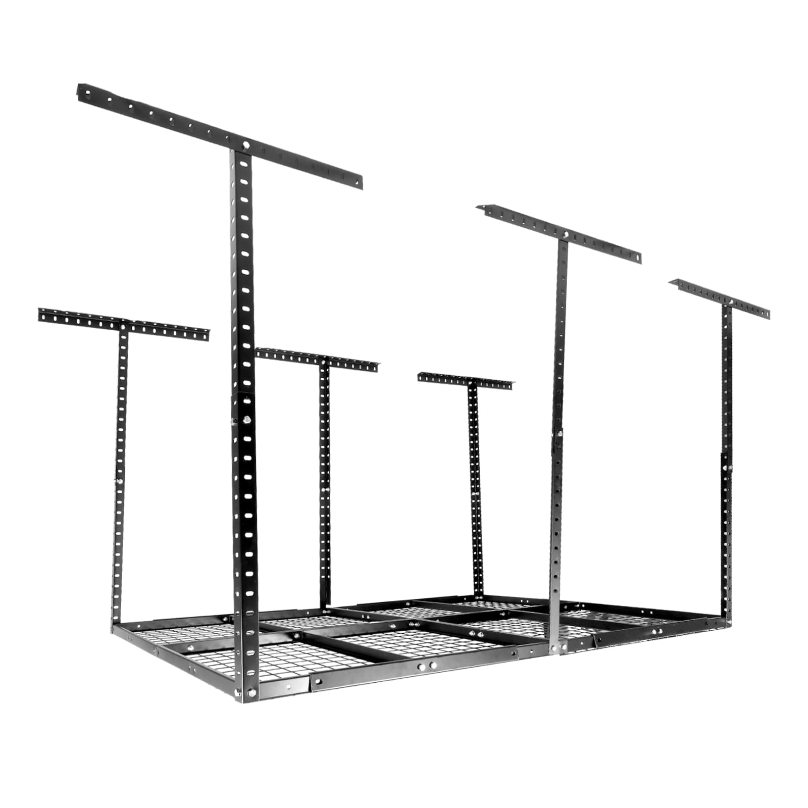 ALSO GO Ceiling Mounted Storage Rack, Overhead Garage Storage Rack 3x8 ...