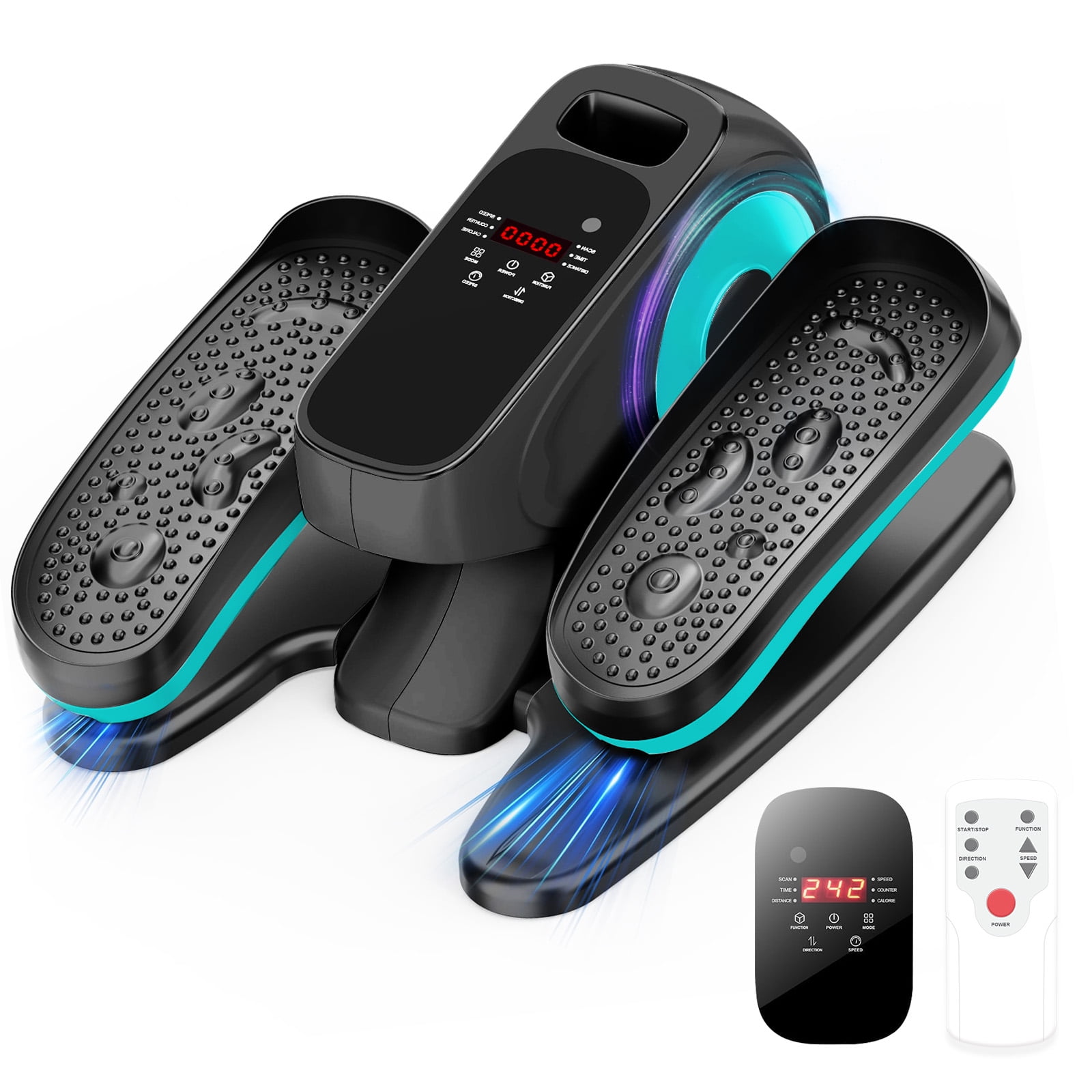 ALSO GO Under Desk Elliptical, Electric Leg Exerciser While Sitting for ...