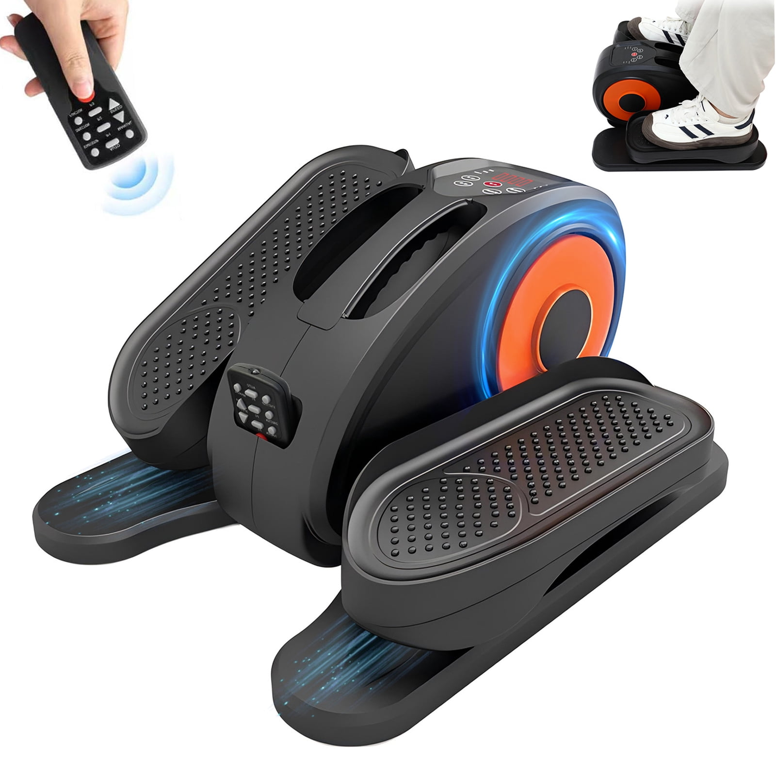 ALSO GO Under Desk Elliptical Machine, Quiet & Portable Leg Ellipse ...