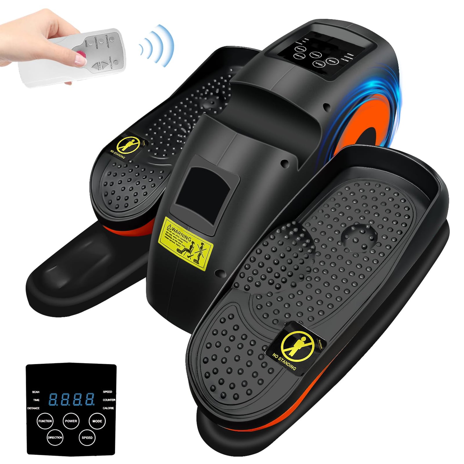 ALSO GO Elliptical Exercise Machine with LCD Display, Under Desk ...