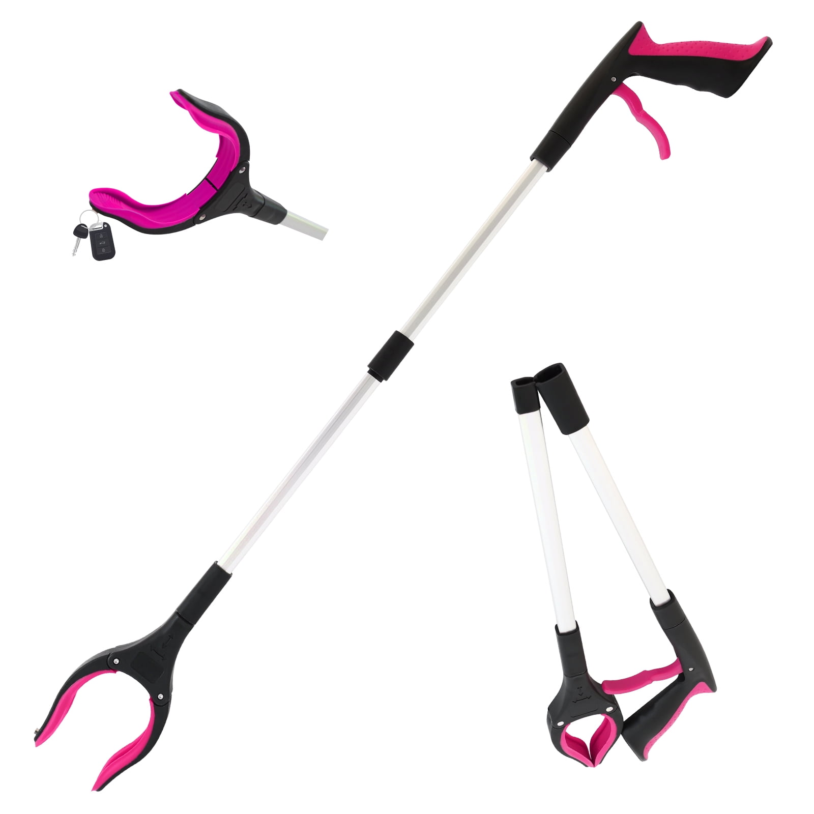 ALSO GO Reacher Grabber Tool,32" Foldable Grabbers for Elderly,Aluminum ...