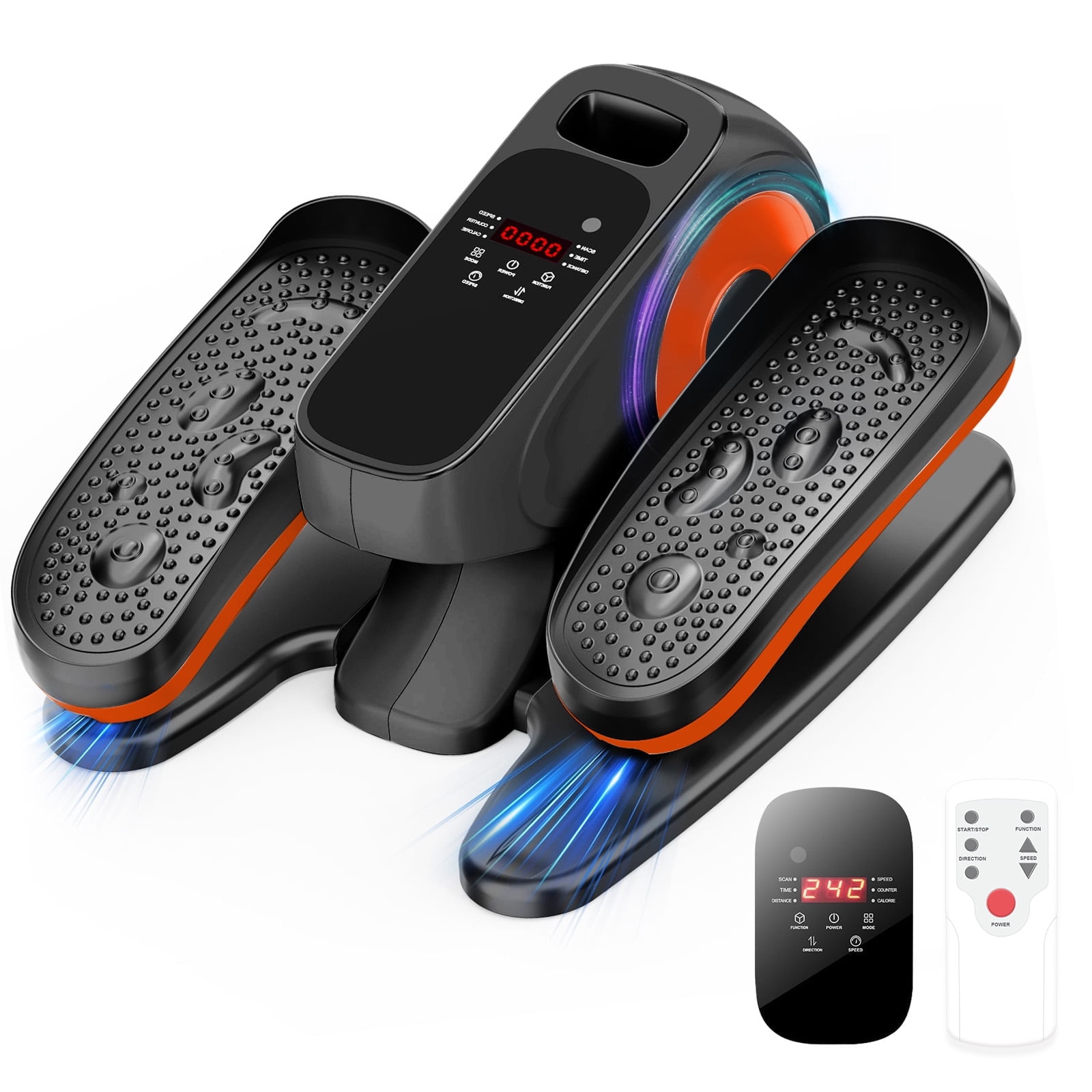 ALSO GO Under Desk Elliptical Machine, Seated Elliptical Machine with ...