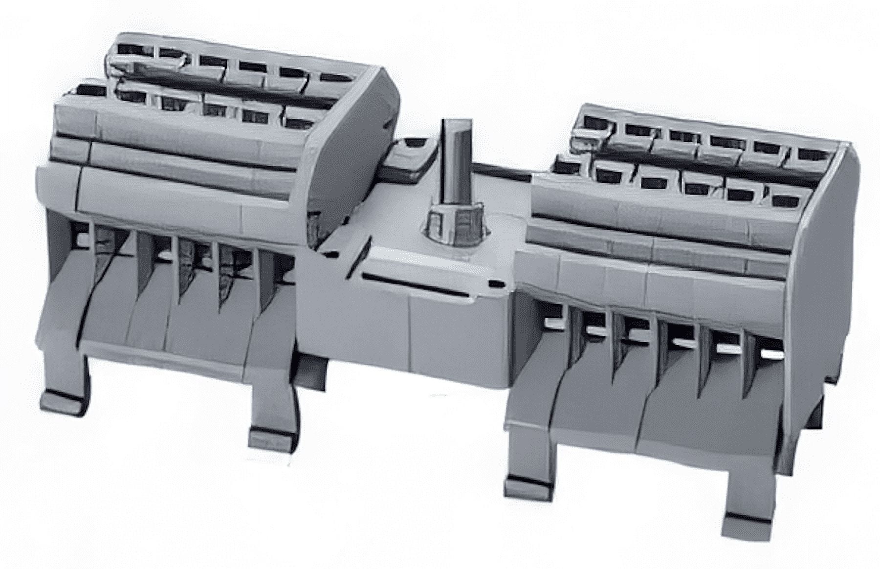 ALTECH CDB4/2, DIN Rail Terminal Blocks Distribution Block Center in ...