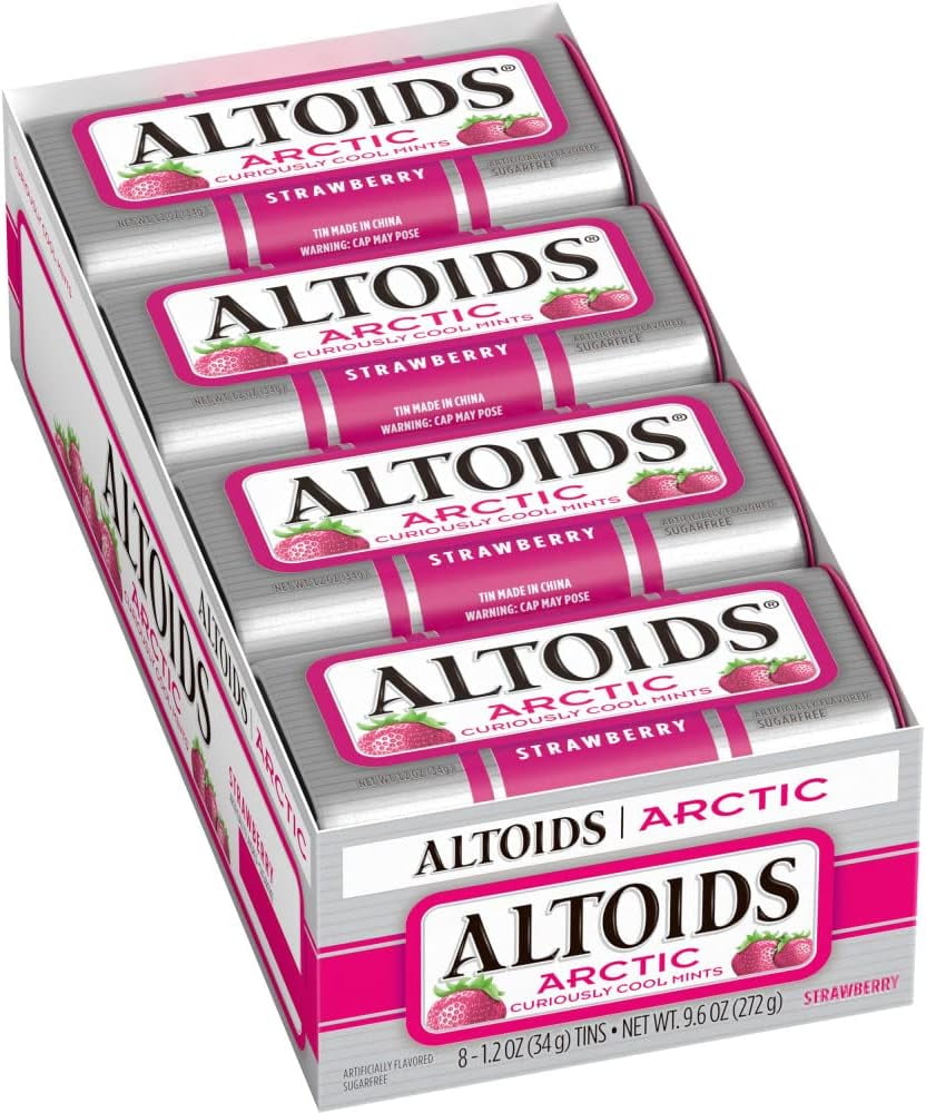 ALTOIDS Arctic Strawberry Mints, 1.2 oz. (Pack of 8) - Walmart.com