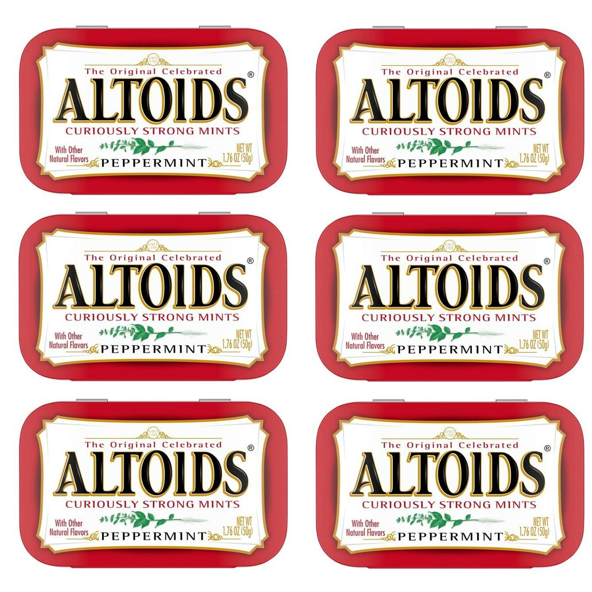 ALTOIDS Curiously Strong Breath Mints, Individual Packs, 1.76-Ounce ...