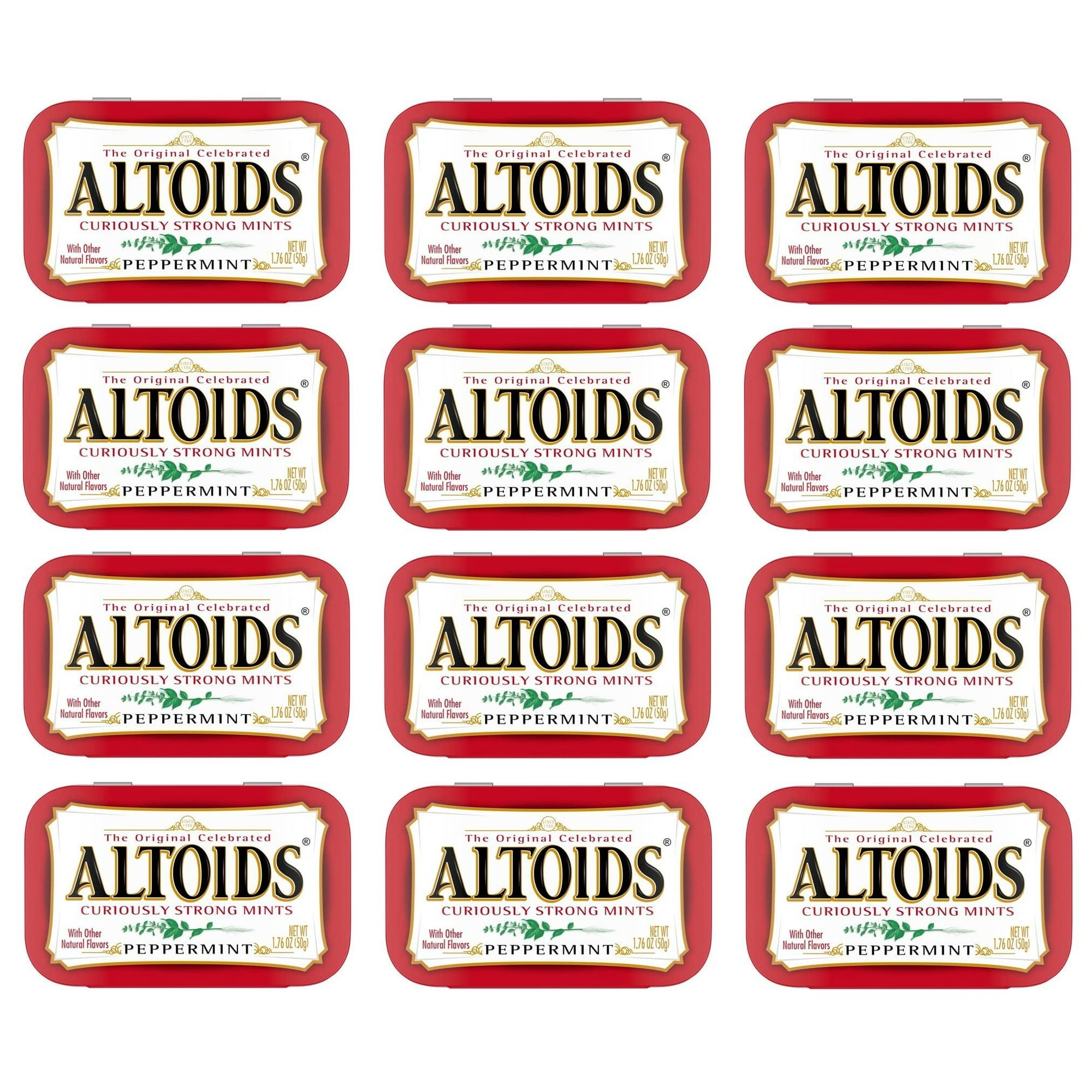 ALTOIDS Curiously Strong Breath Mints, Individual Packs, 1.76-Ounce ...